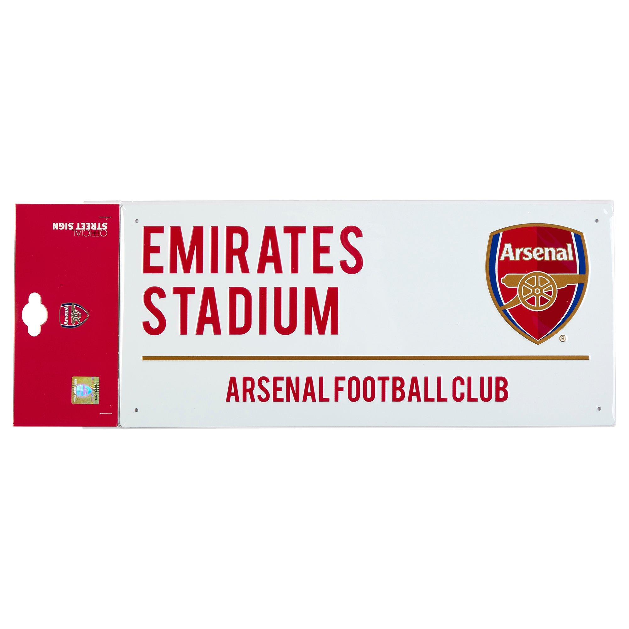 Arsenal Emirates Stadium Metal Street Sign | Official Online Store