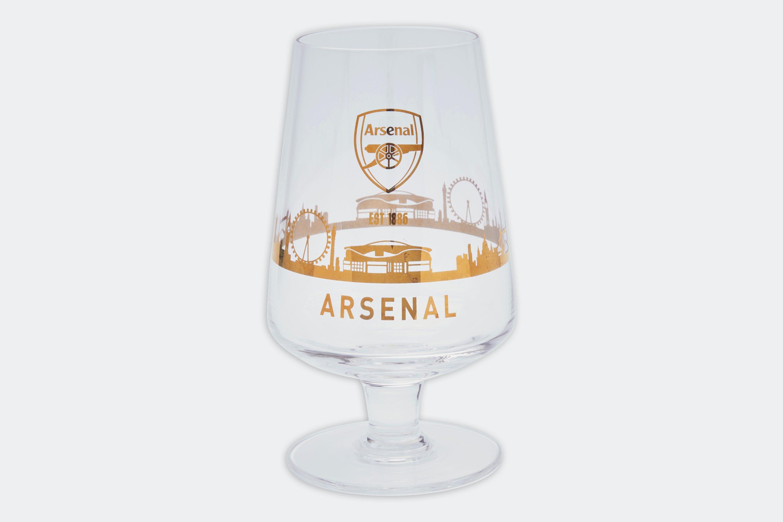 Arsenal Skyline Chalice Glass | Official Online Store