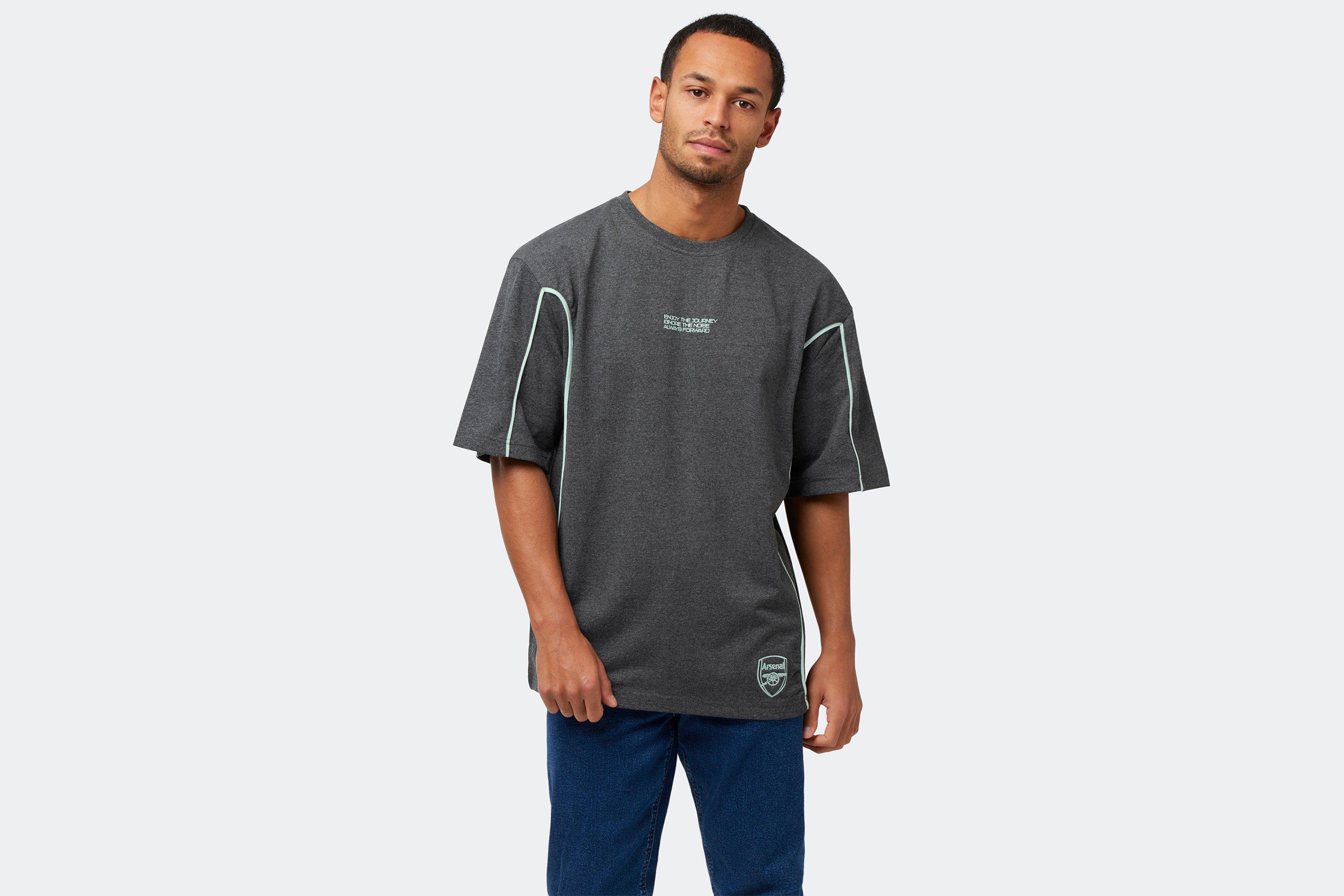 Arsenal Hale End Grey T-Shirt | Official Online Store