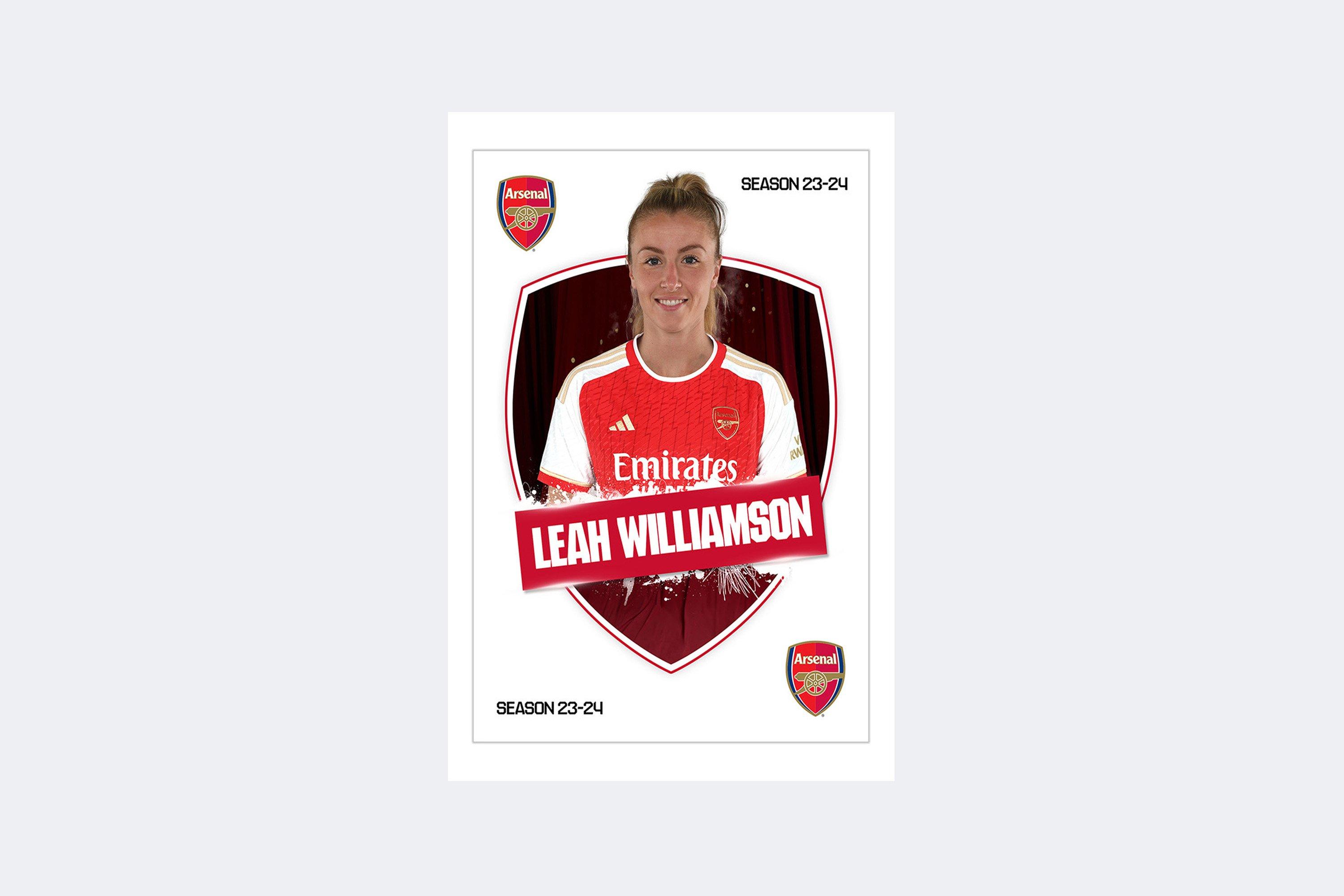 Arsenal 23/24 Williamson Headshot | Official Online Store