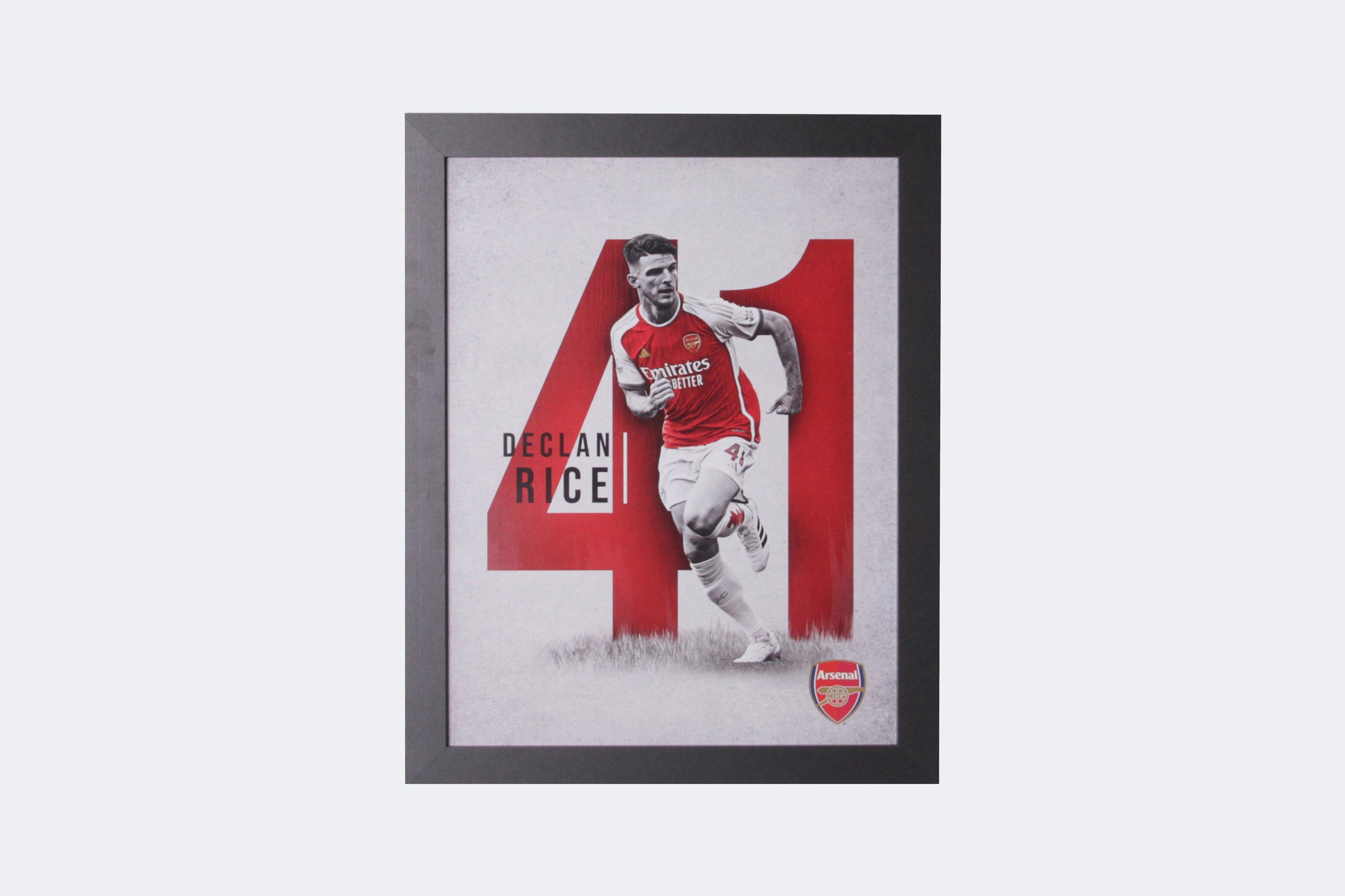 Arsenal 23/24 Framed RICE Profile Print | Official Online Store