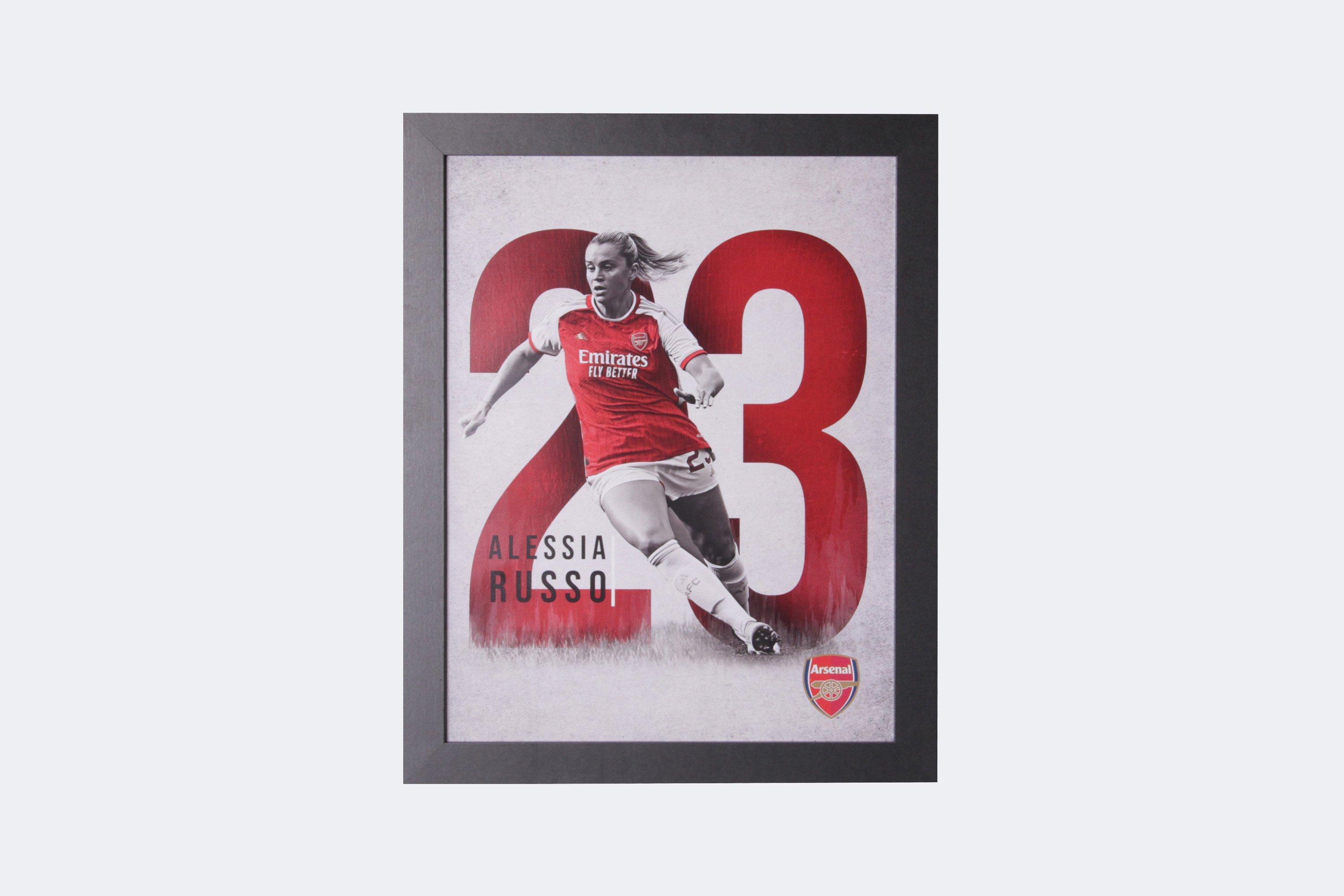Arsenal 23/24 Framed RUSSO Profile Print | Official Online Store