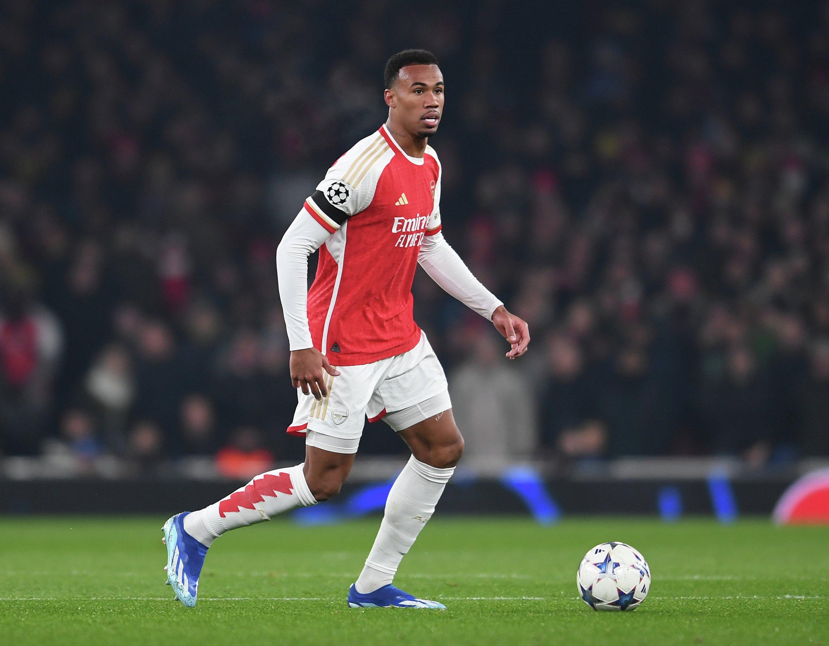 Arsenal Match Worn Shirt V RC Lens GABRIEL | Official Online Store