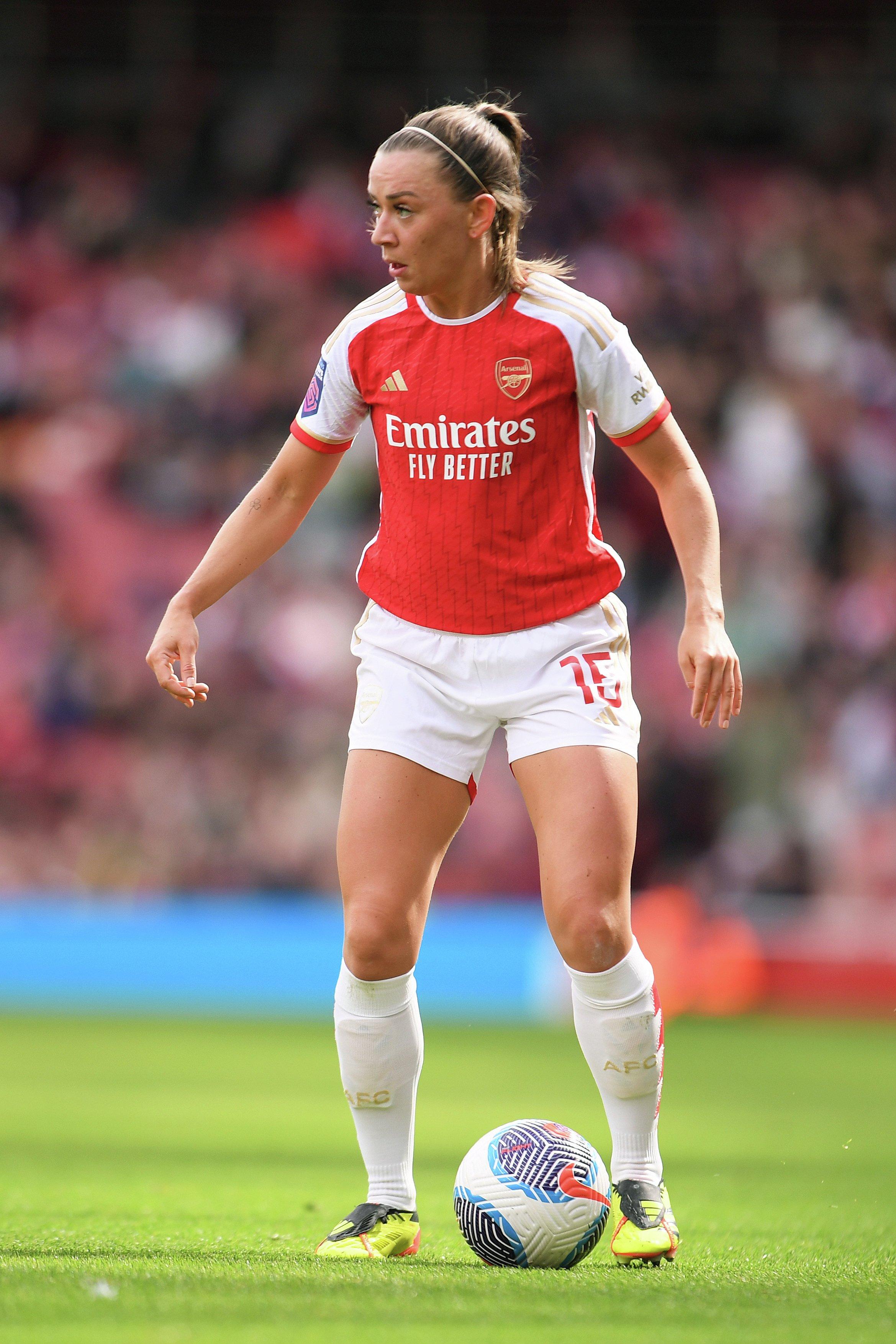 Arsenal Womens Match Worn Shirt V Leicester McCABE | Official Online Store