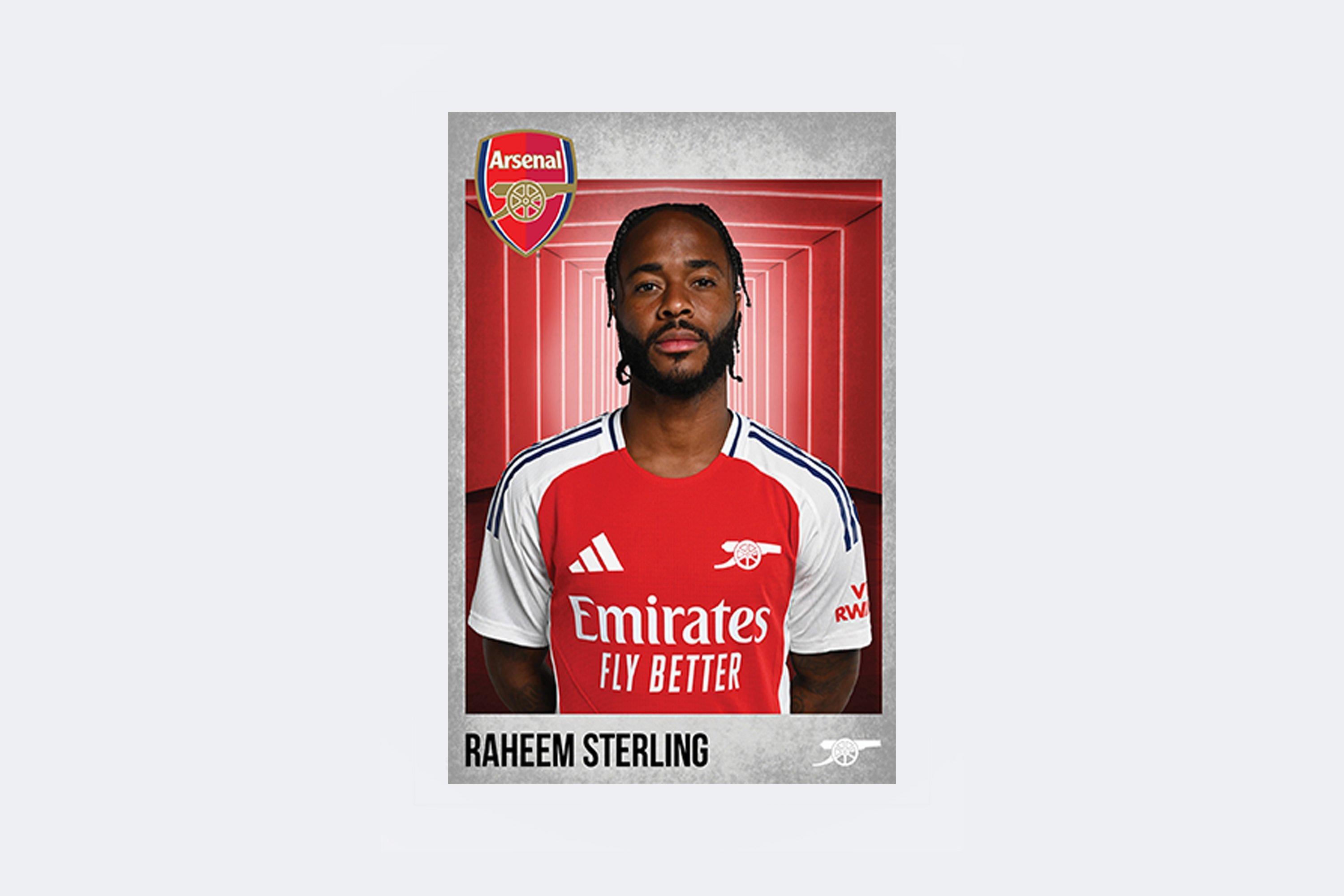 Arsenal 2024/25 Sterling Headshot | Official Online Store