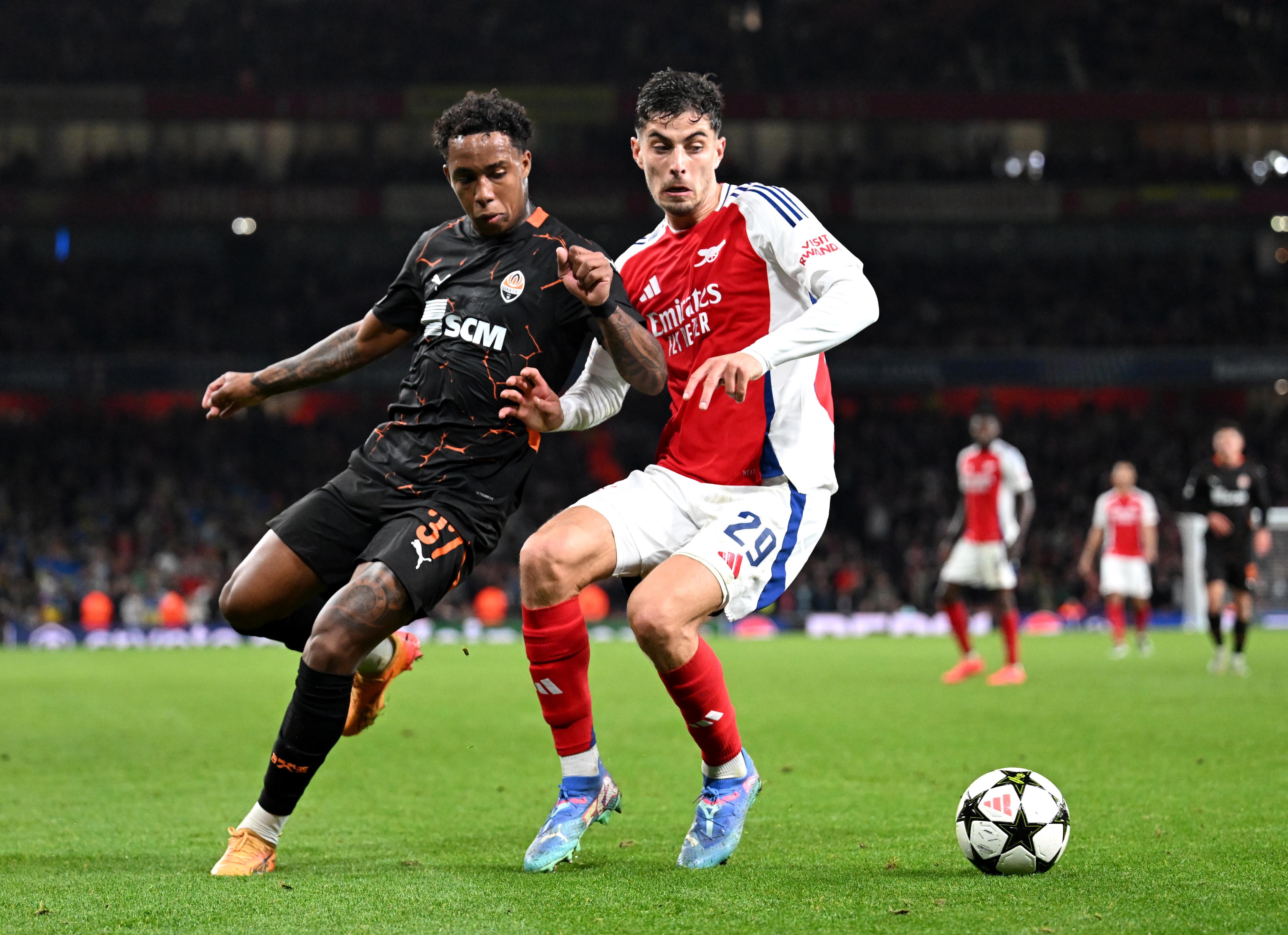 Arsenal Match Worn Shirt V Shakhtar HAVERTZ | Official Online Store