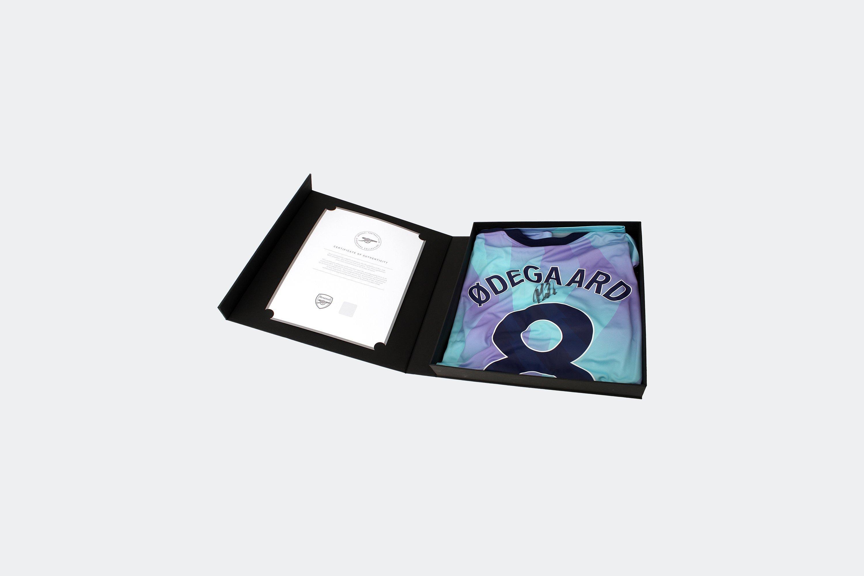 Arsenal 24/25 Third Boxed Signed Shirt ODEGAARD | Official Online Store