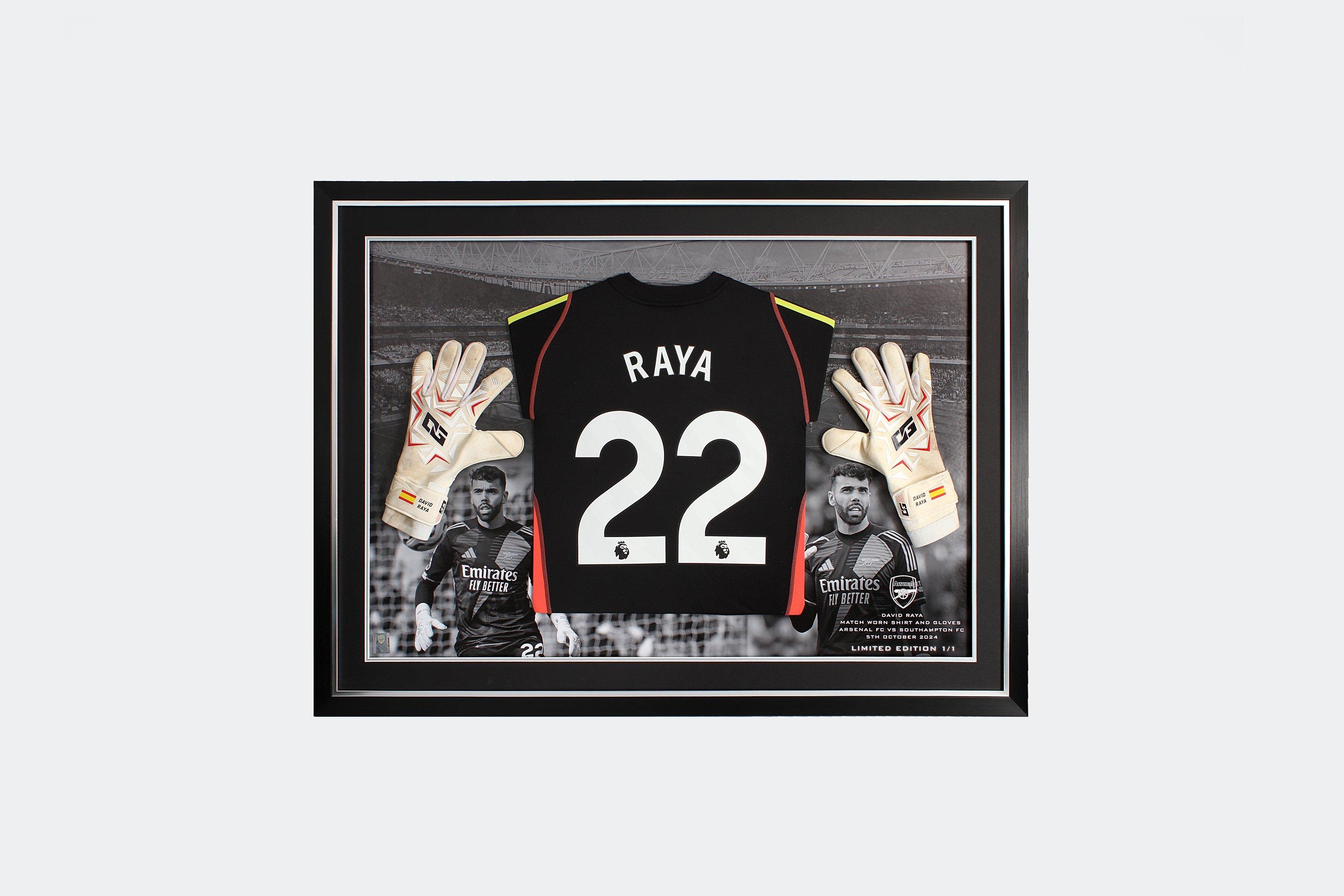 Arsenal Raya Match Worn Shirt and Gloves V Southampton | Official ...