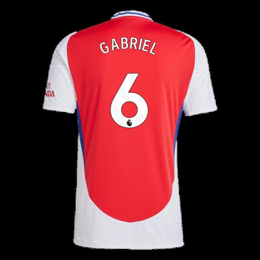 Arsenal Match Worn Shirt V Ipswich GABRIEL | Official Online Store