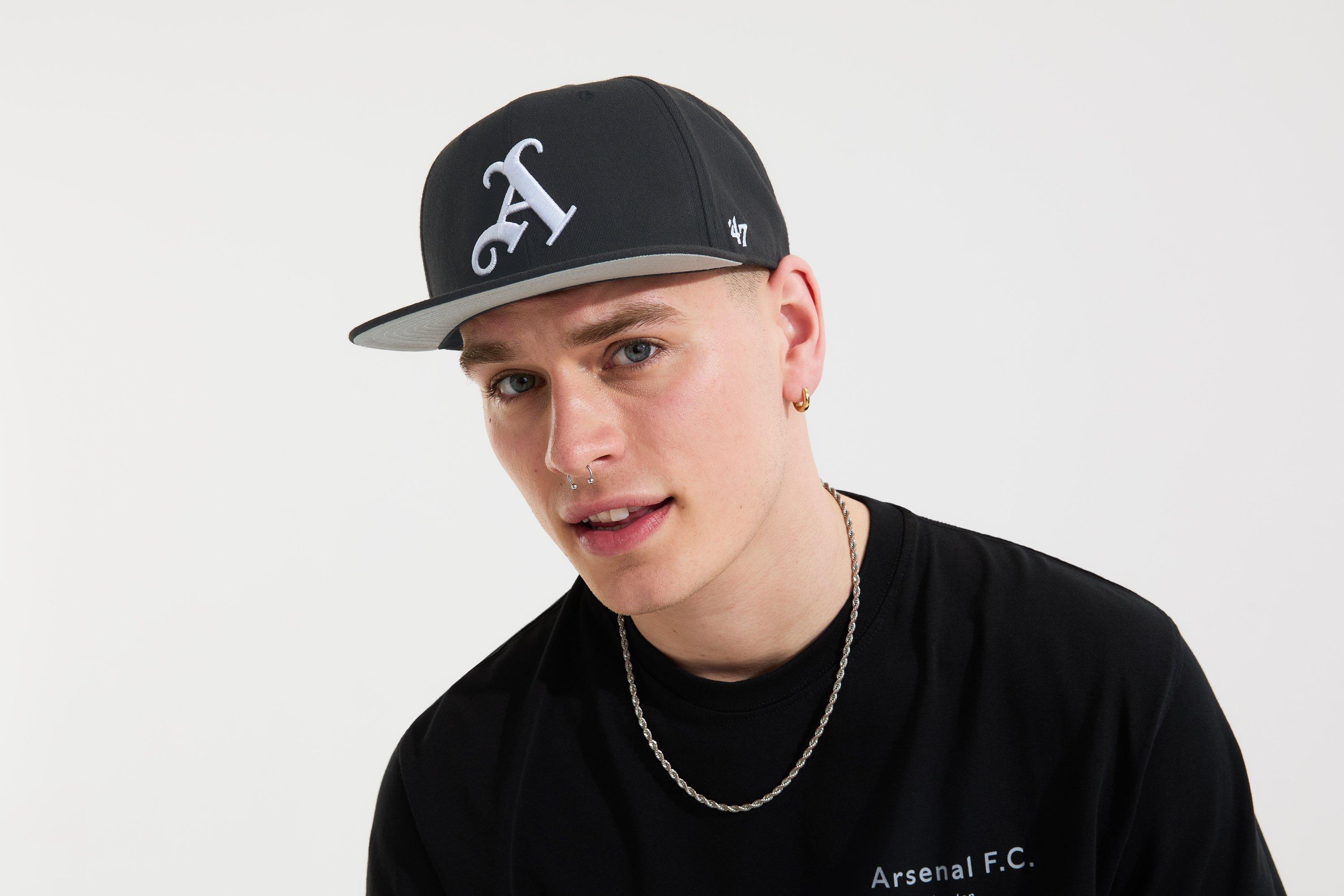 Arsenal 47 Black Snapback Gothic A Cap | Official Online Store