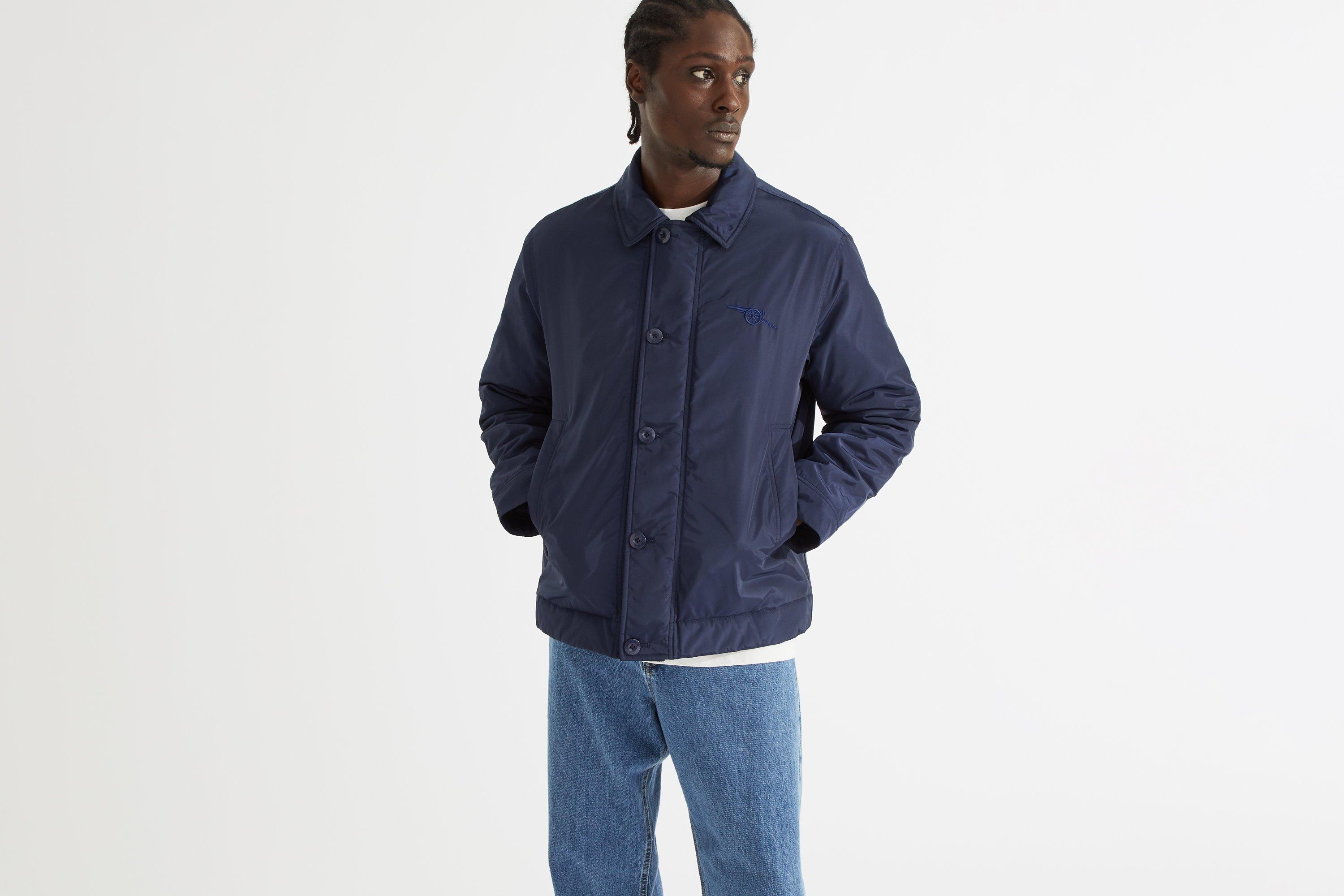 Arsenal Navy Chapman Padded Jacket | Official Online Store