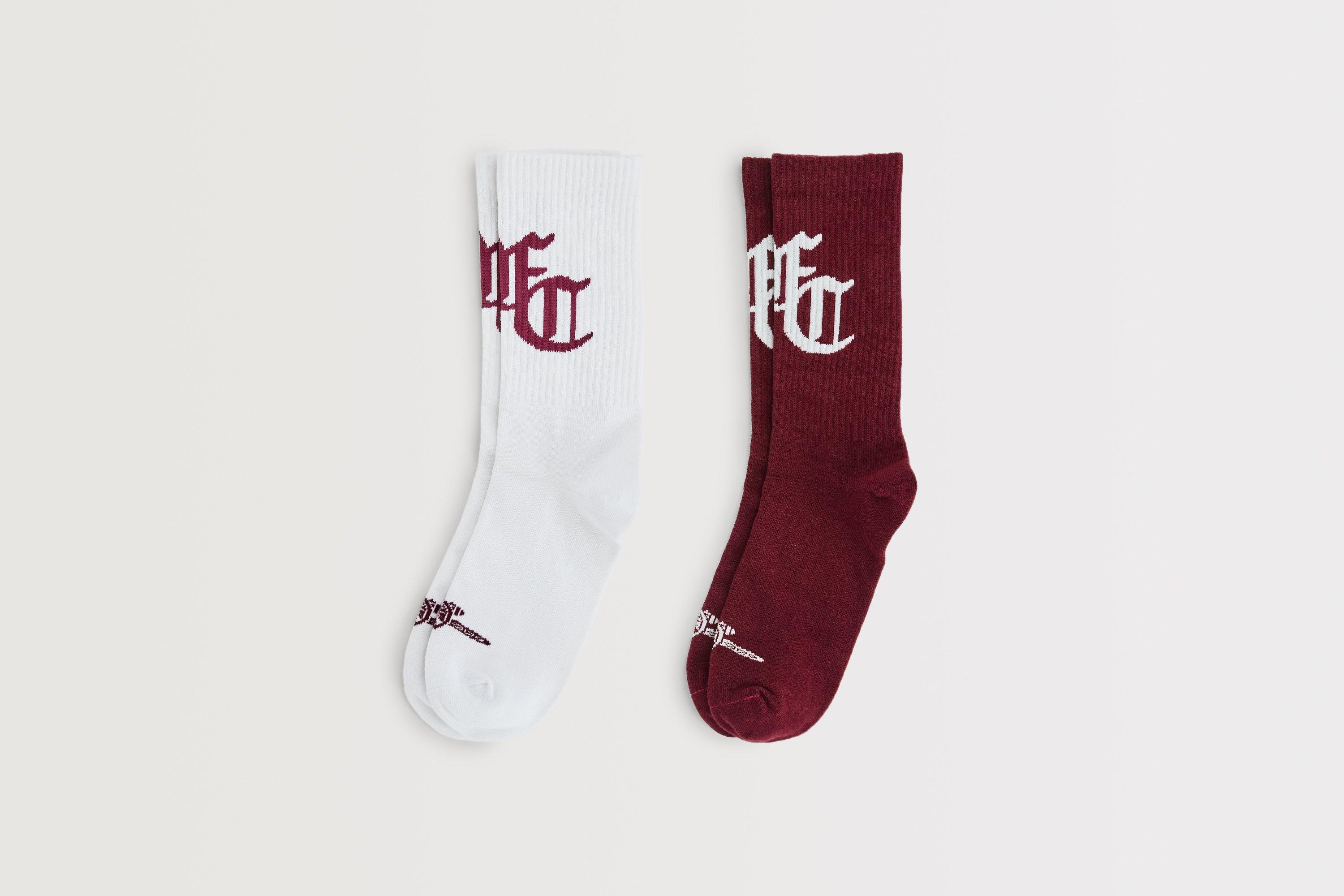 Arsenal Classics 2pk Embroidered Monogram Socks | Official Online Store