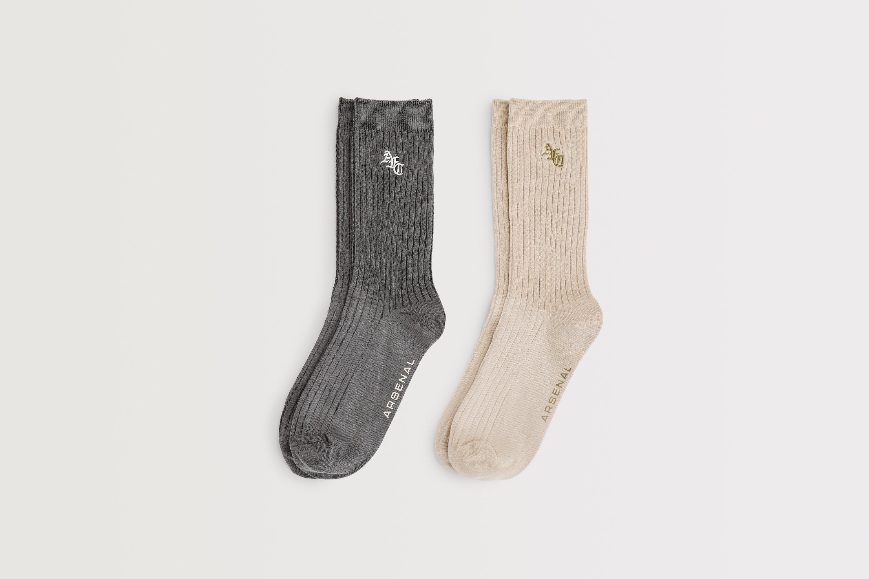 Arsenal Classics 2pk Monogram Socks | Official Online Store