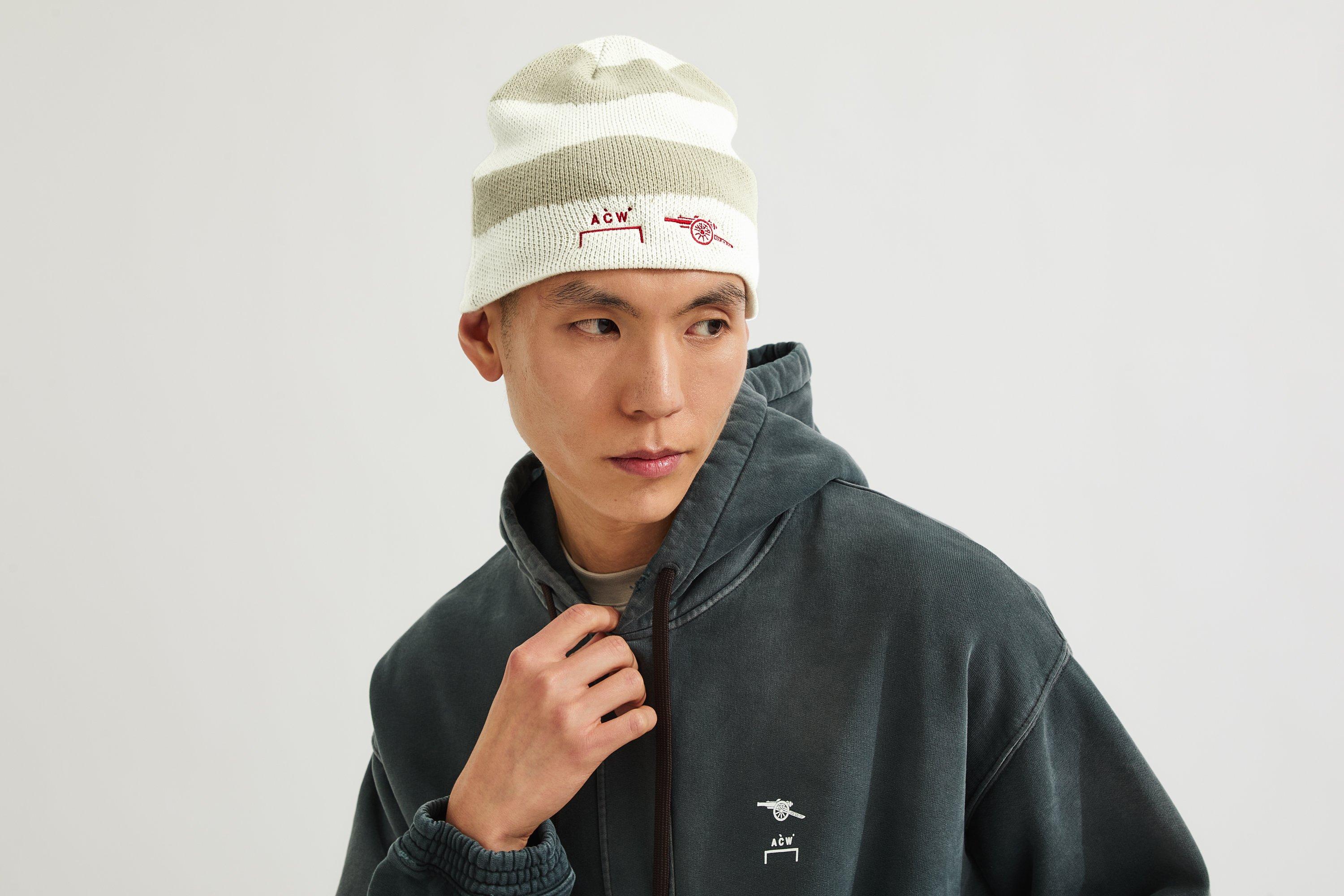 Arsenal x A-Cold-Wall Gillespie Stone Beanie | Official Online Store