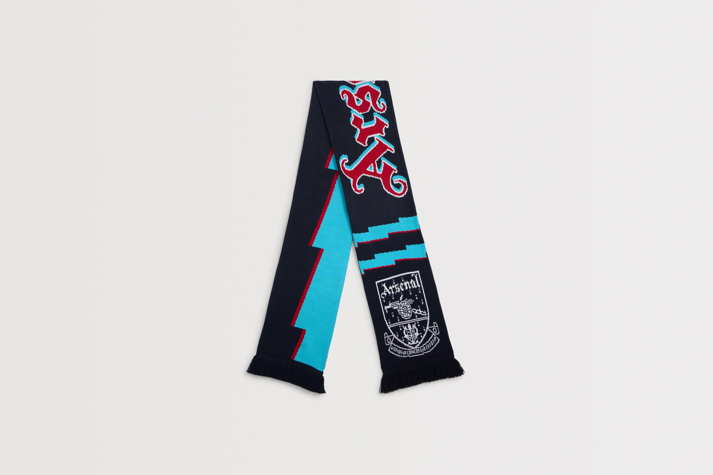 Arsenal Lightning Bolt Scarf | Official Online Store
