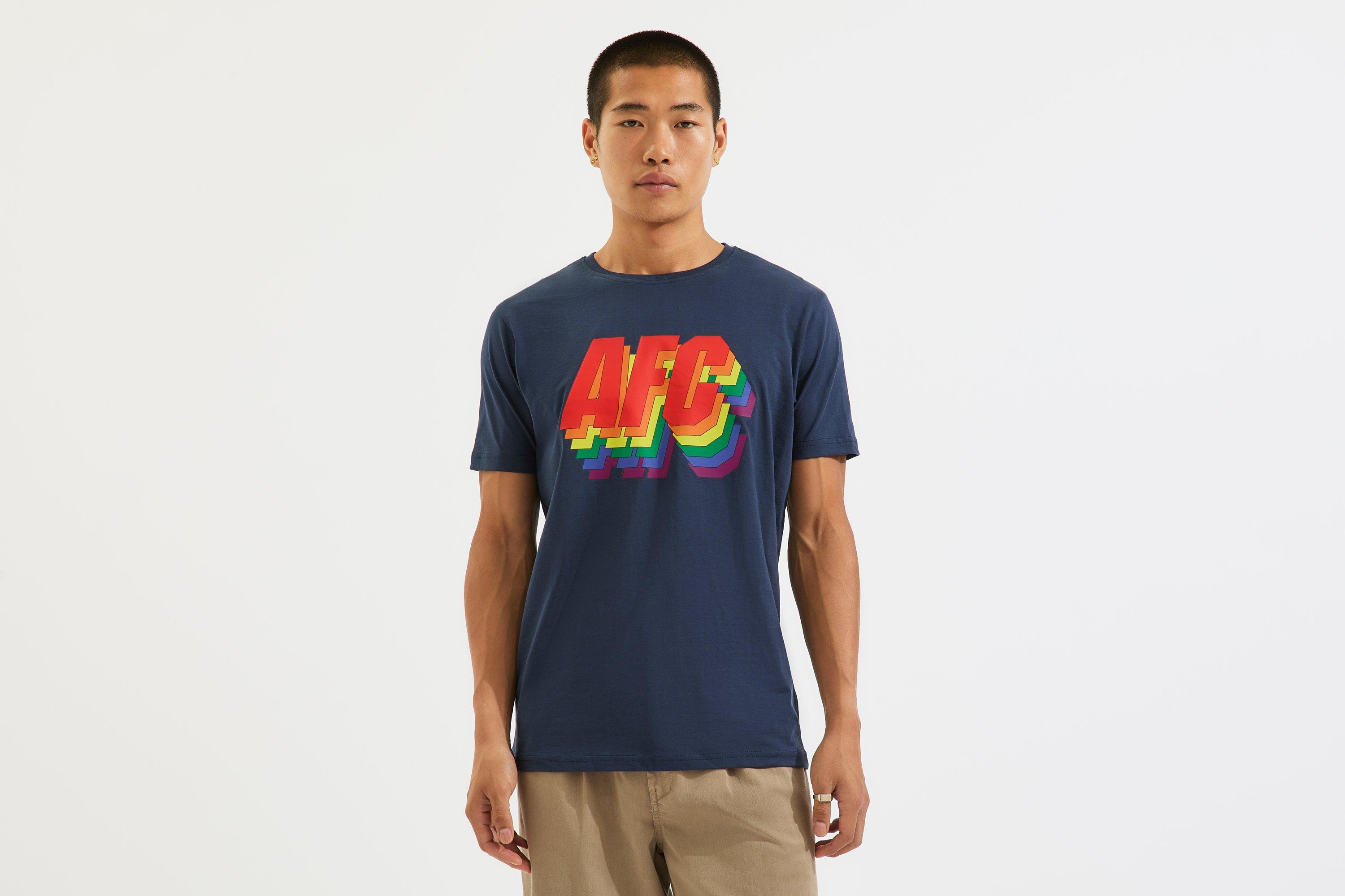 Arsenal Navy Pride T-Shirt in Navy | Official Online Store