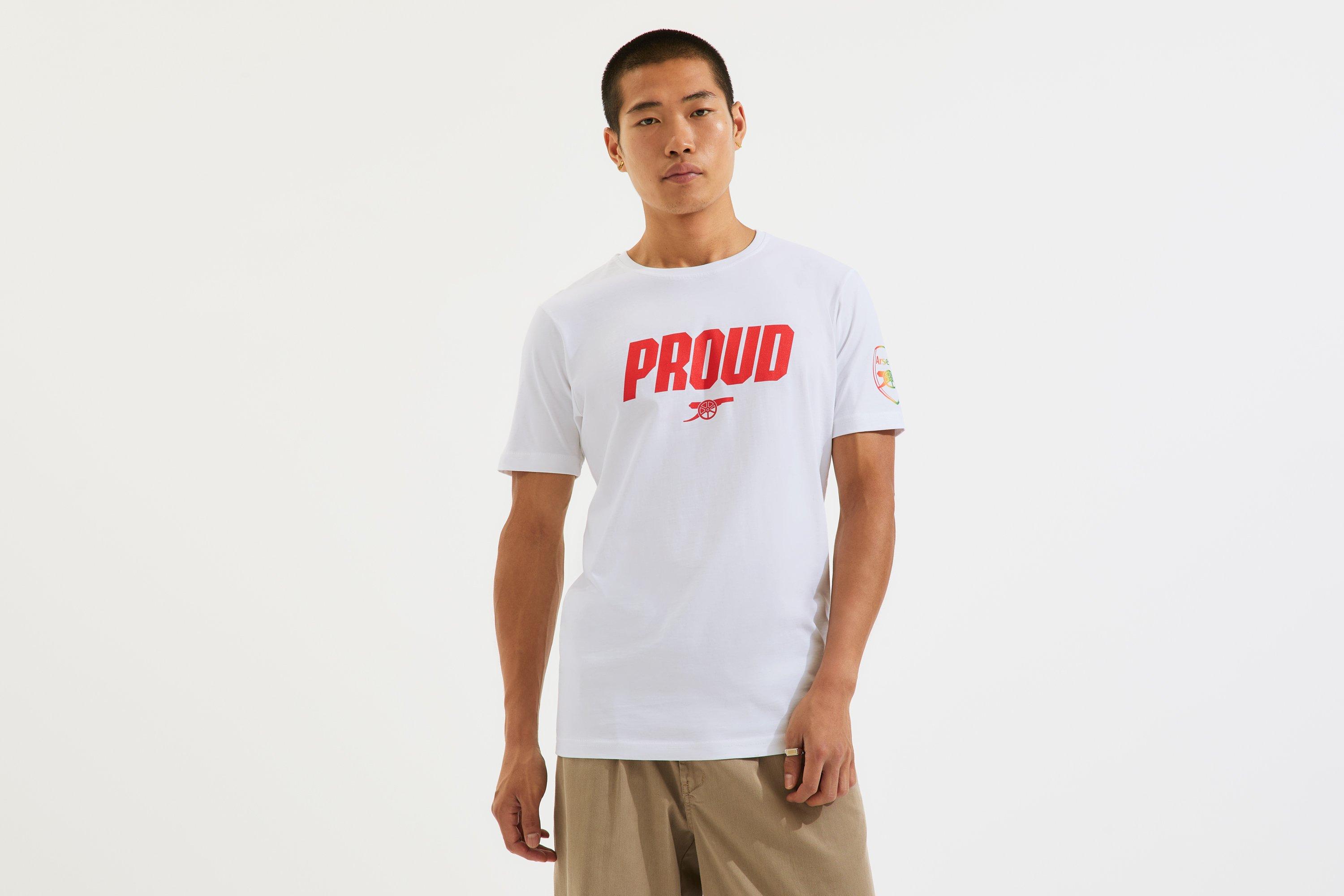 Arsenal Proud T-Shirt in White | Official Online Store