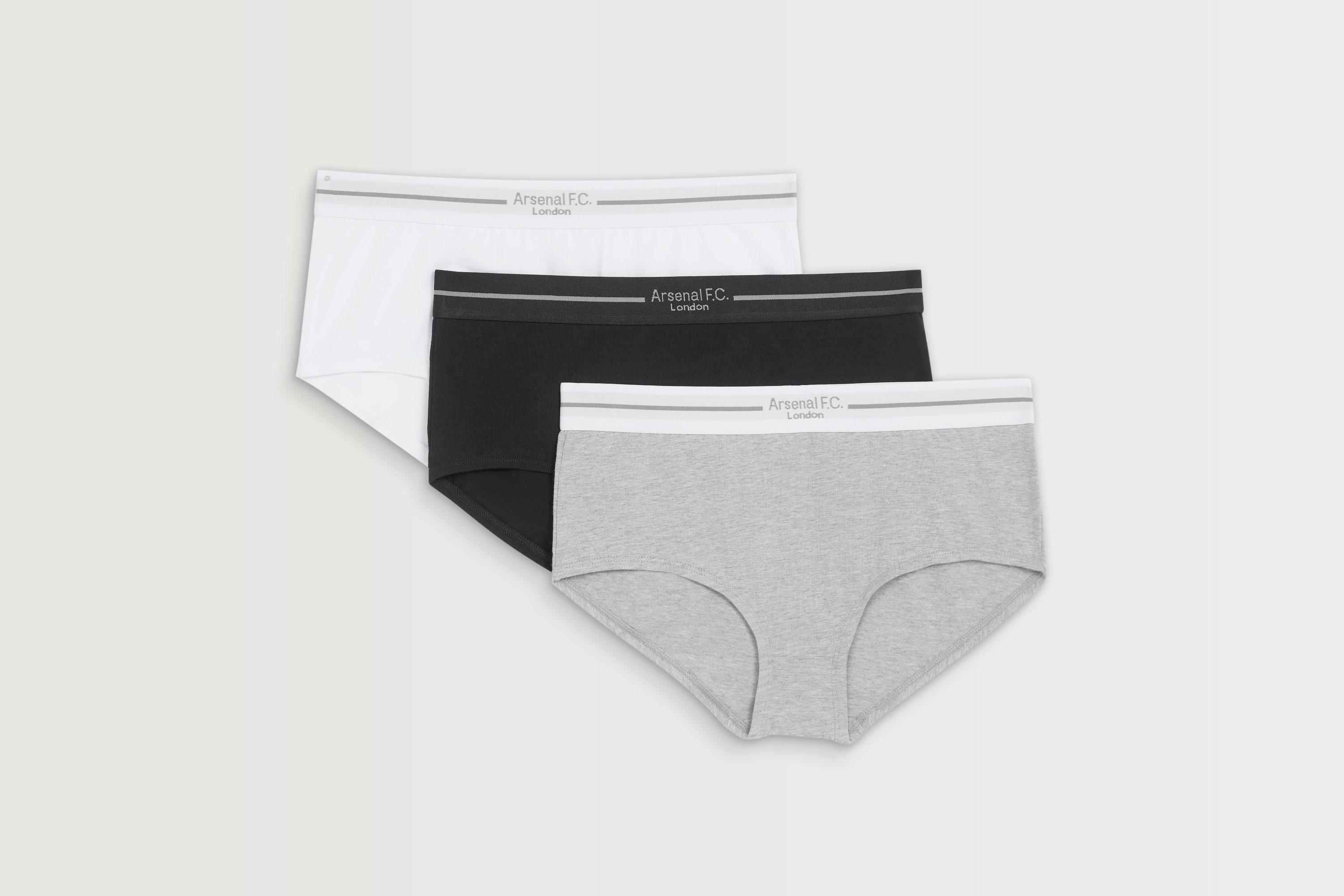 Arsenal Womens Essentials 3pk Briefs | Official Online Store