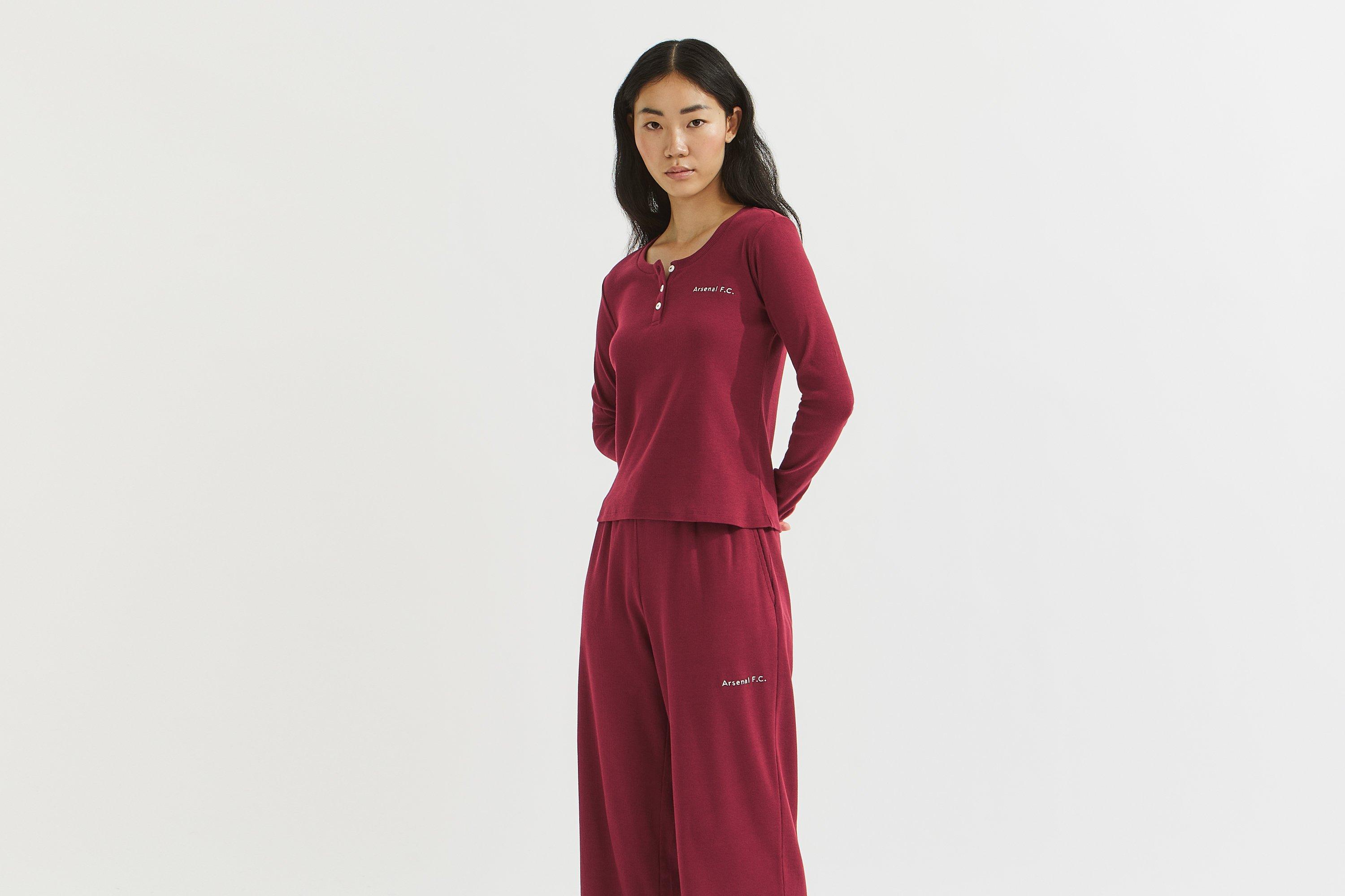 Arsenal Essentials Womens Chapman Rib Lounge Set | Official Online Store