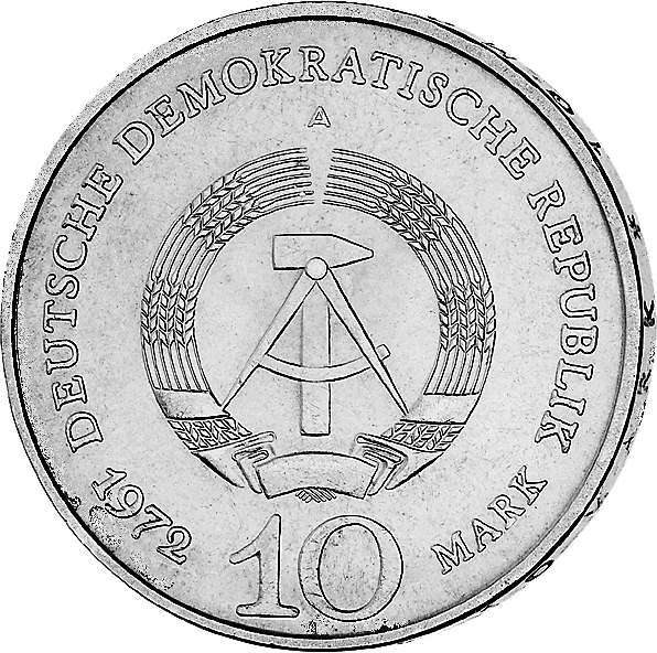 10 DDR Mark 1972 Gedenkstätte Buchenwald | MDM Deutsche Münze