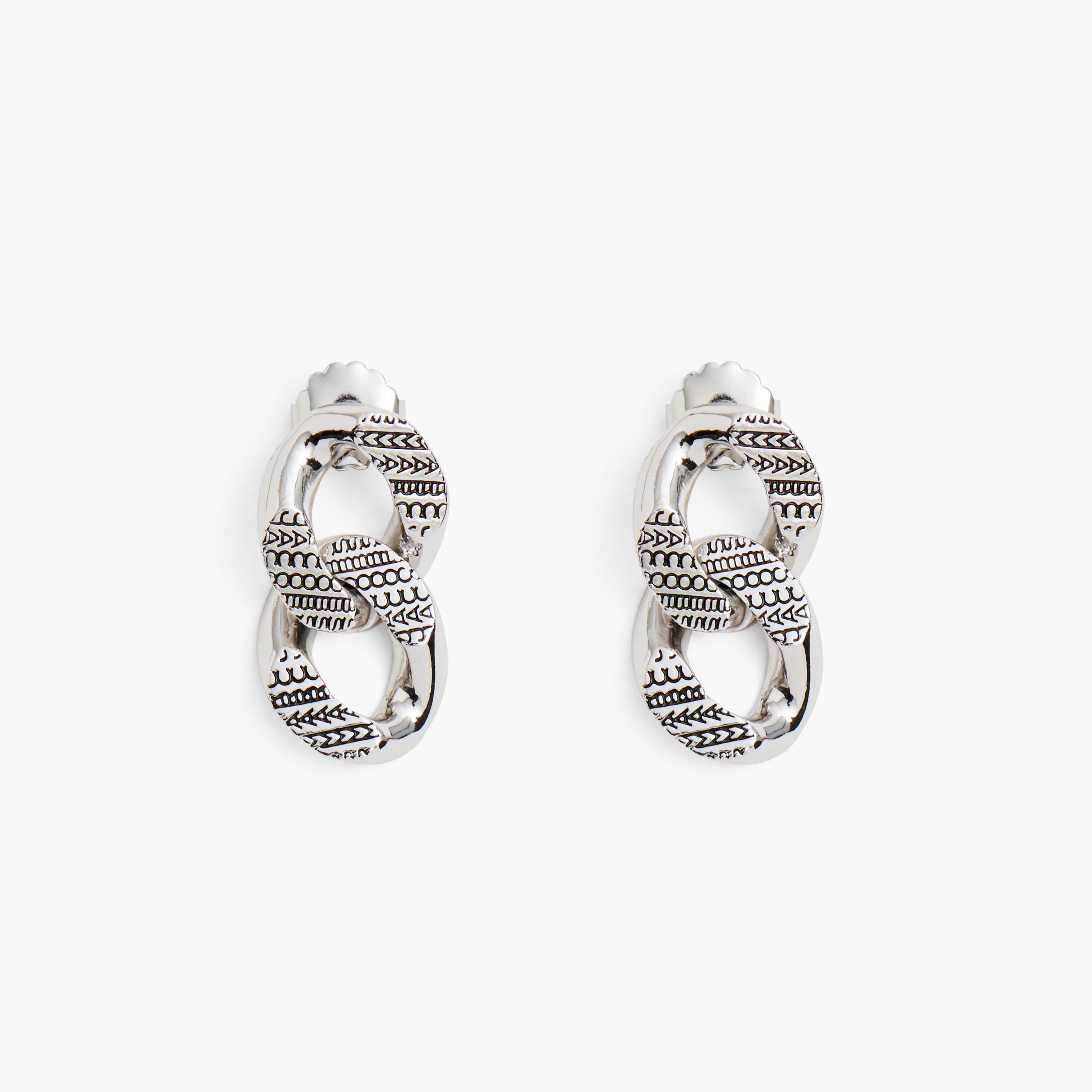The Monogram Chain Link Earrings | Marc Jacobs | Sitio web oficial