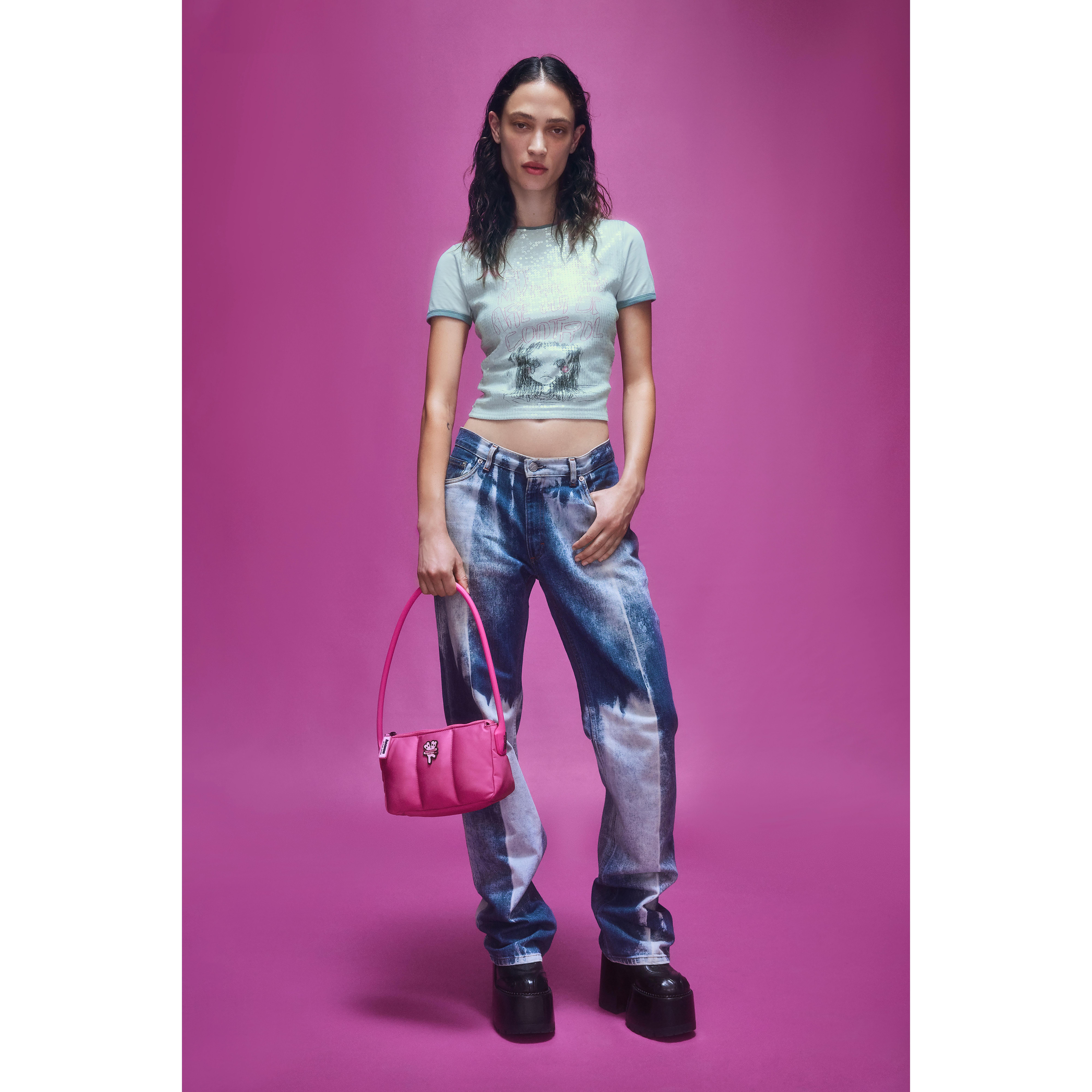 Priorities Sequin Baby Tee | Marc Jacobs Heaven