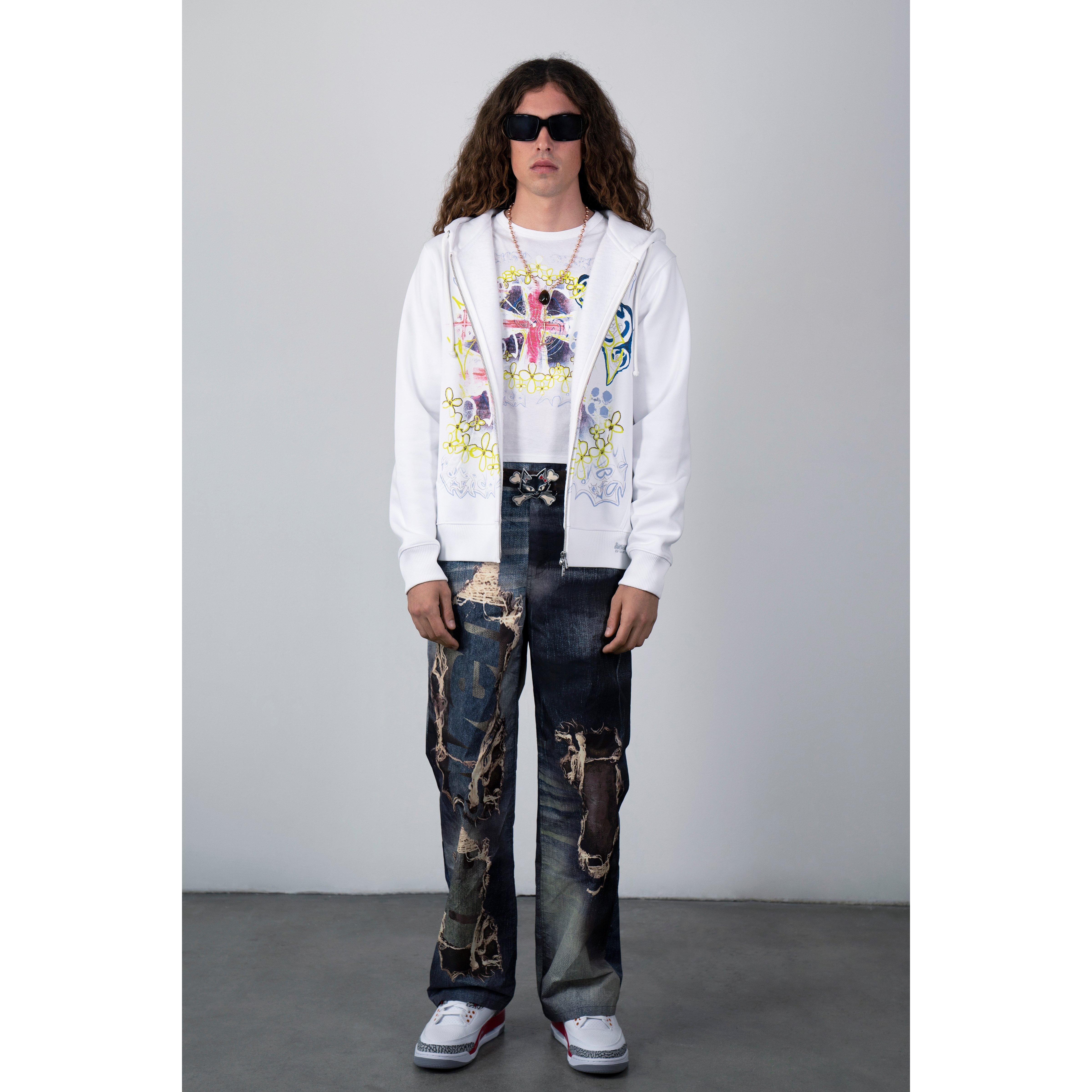 Bladee Zip Up Hoodie | Heaven Marc Jacobs