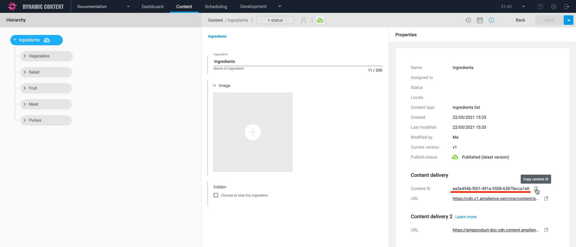 Hierarchies | Amplience Developer Portal