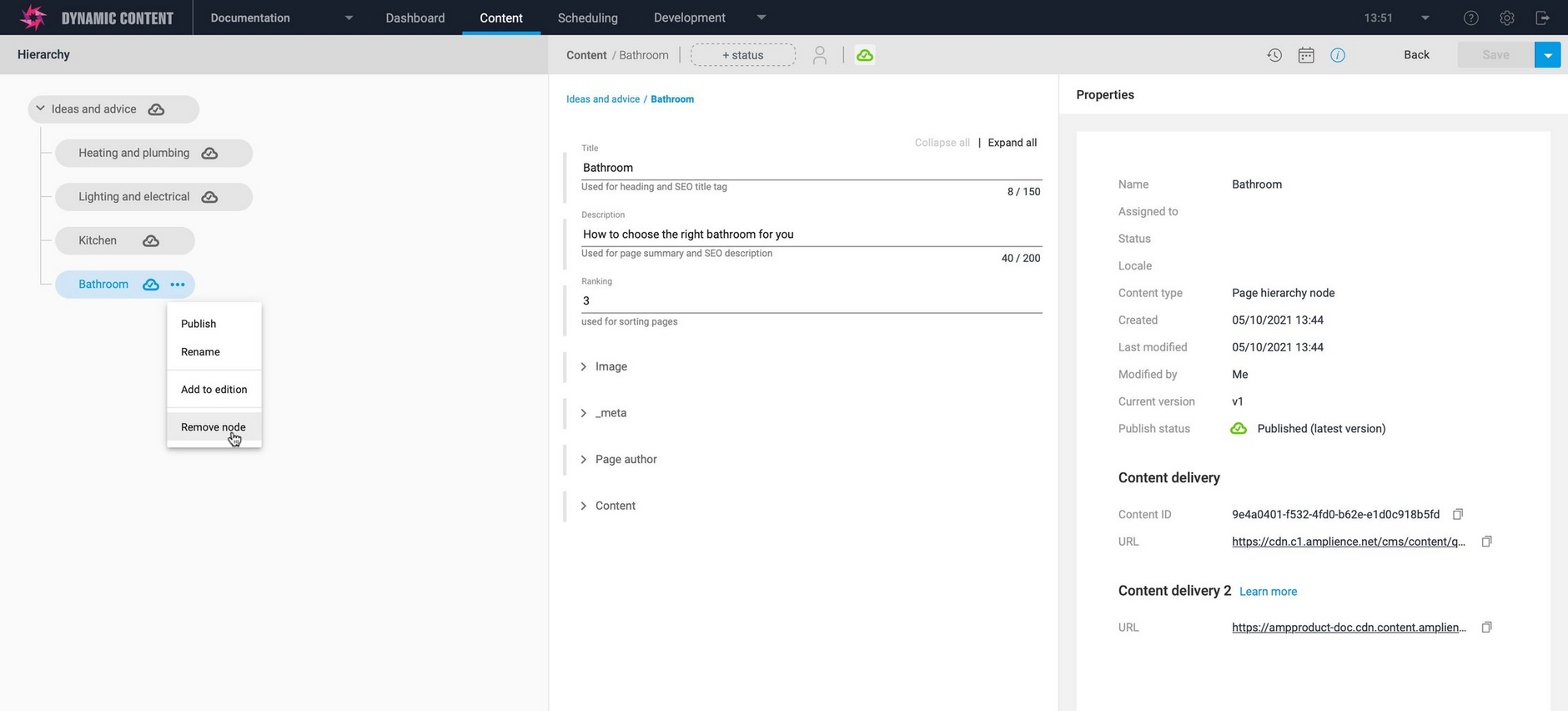 Hierarchies | Amplience Developer Portal