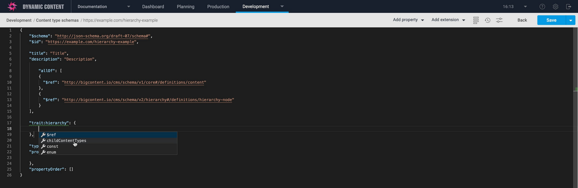 Hierarchies | Amplience Developer Portal