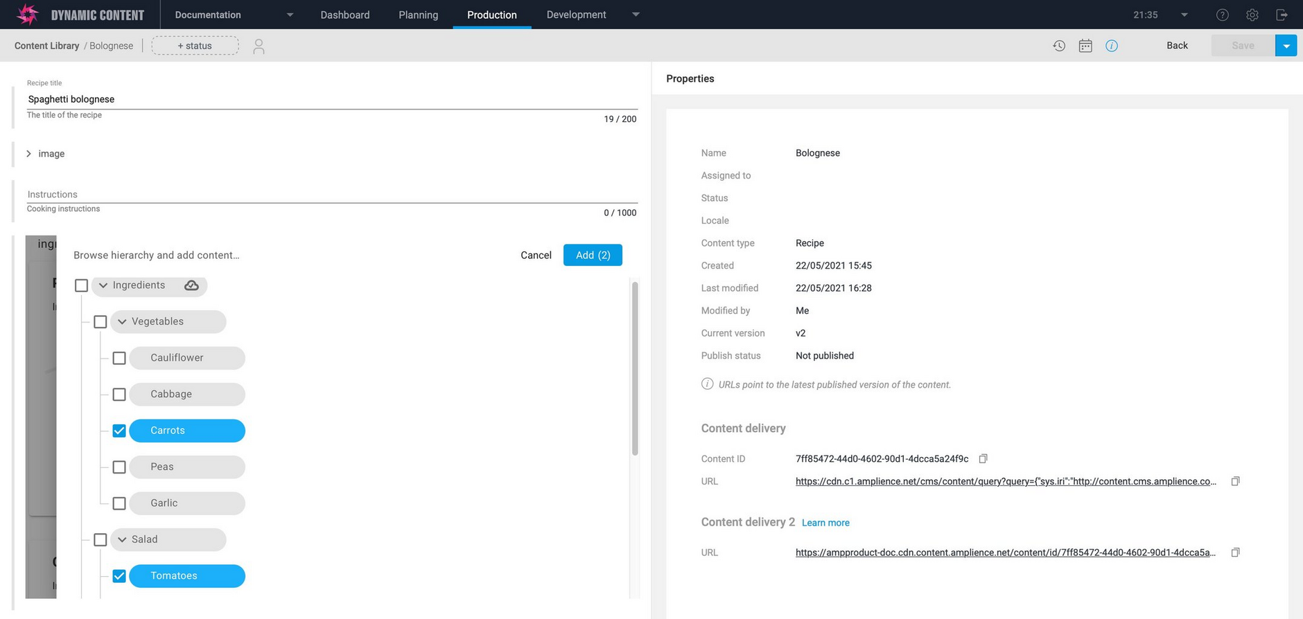 Hierarchies | Amplience Developer Portal