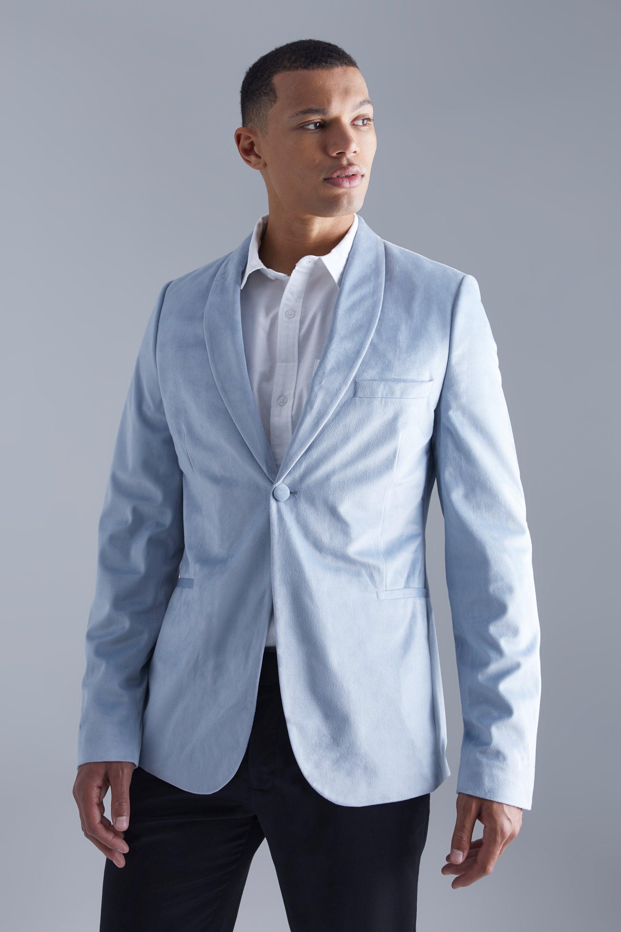 Men's Grey Blazers | boohooMAN UK Men's Grey Blazers | boohooMAN UK