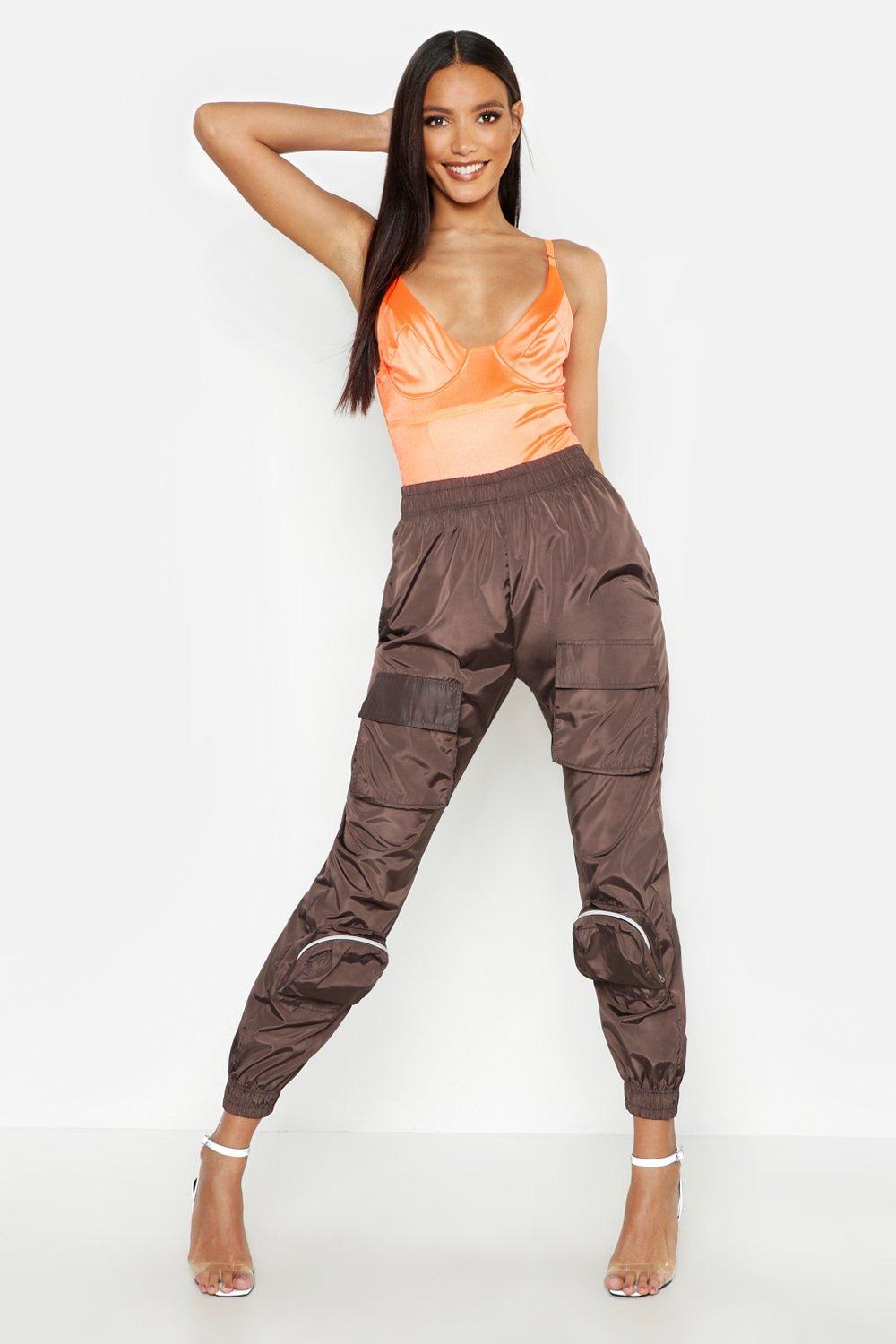Cargo Pocket Shell Jogger Boohoo