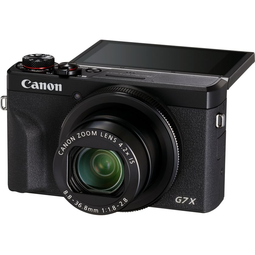 Buy Canon PowerShot G7 X Mark III Compact Camera, Black + Buy Canon PowerShot G7 X Mark III Compact Camera, Black +