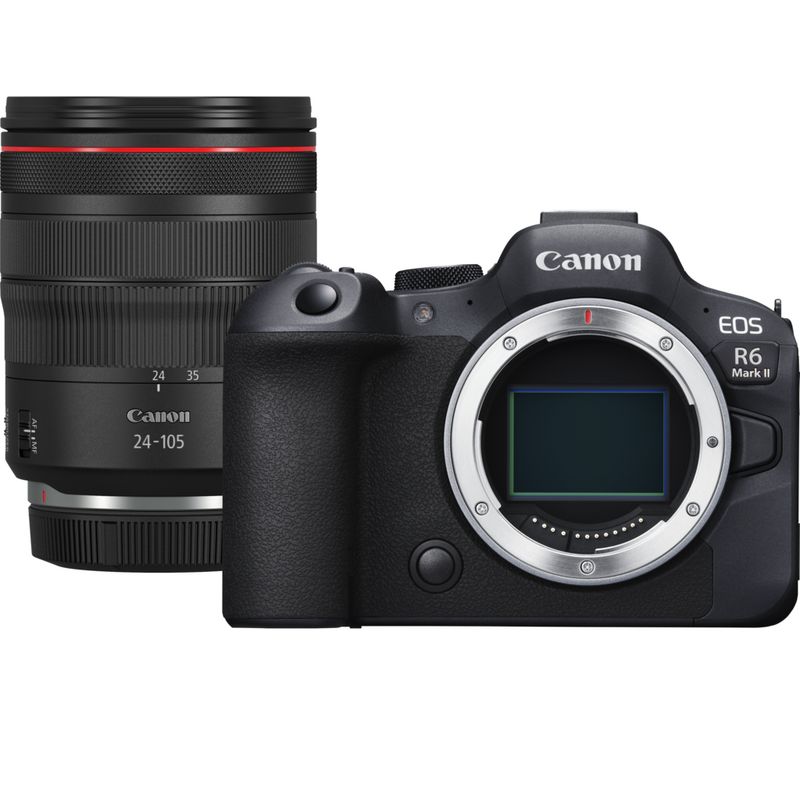 Appareil photo hybride Canon EOS R6 Mark II et objectif RF 24-105mm F4 ... Appareil photo hybride Canon EOS R6 Mark II et objectif RF 24-105mm F4 ...