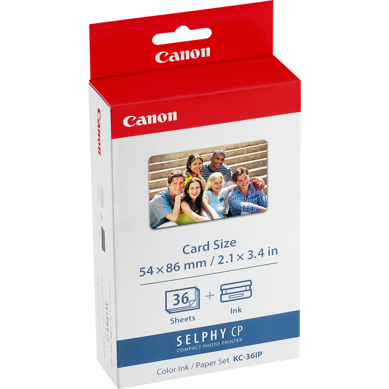 Buy Canon KC-36IP Colour Ink + 54 x86 mm Paper Set, 36 Sheets — Canon ...