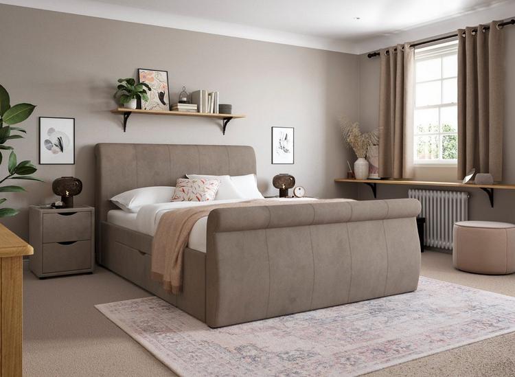 Lucia Upholstered Bed Frame Dreams