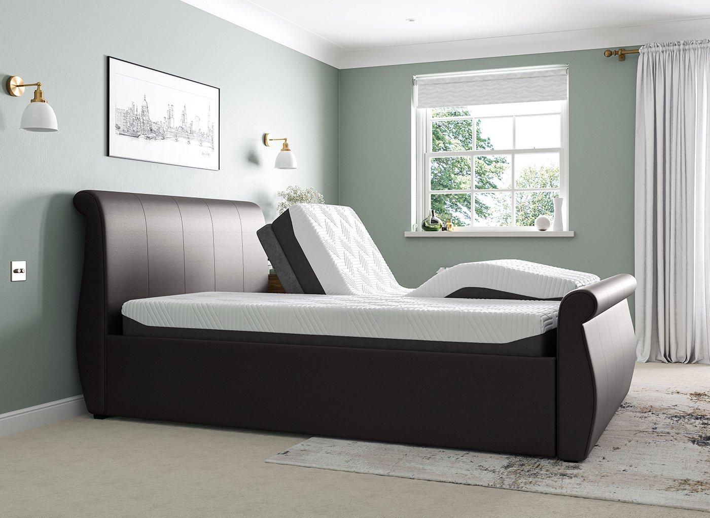 Lucia Sleepmotion Adjustable Upholstered Bed Frame | Dreams