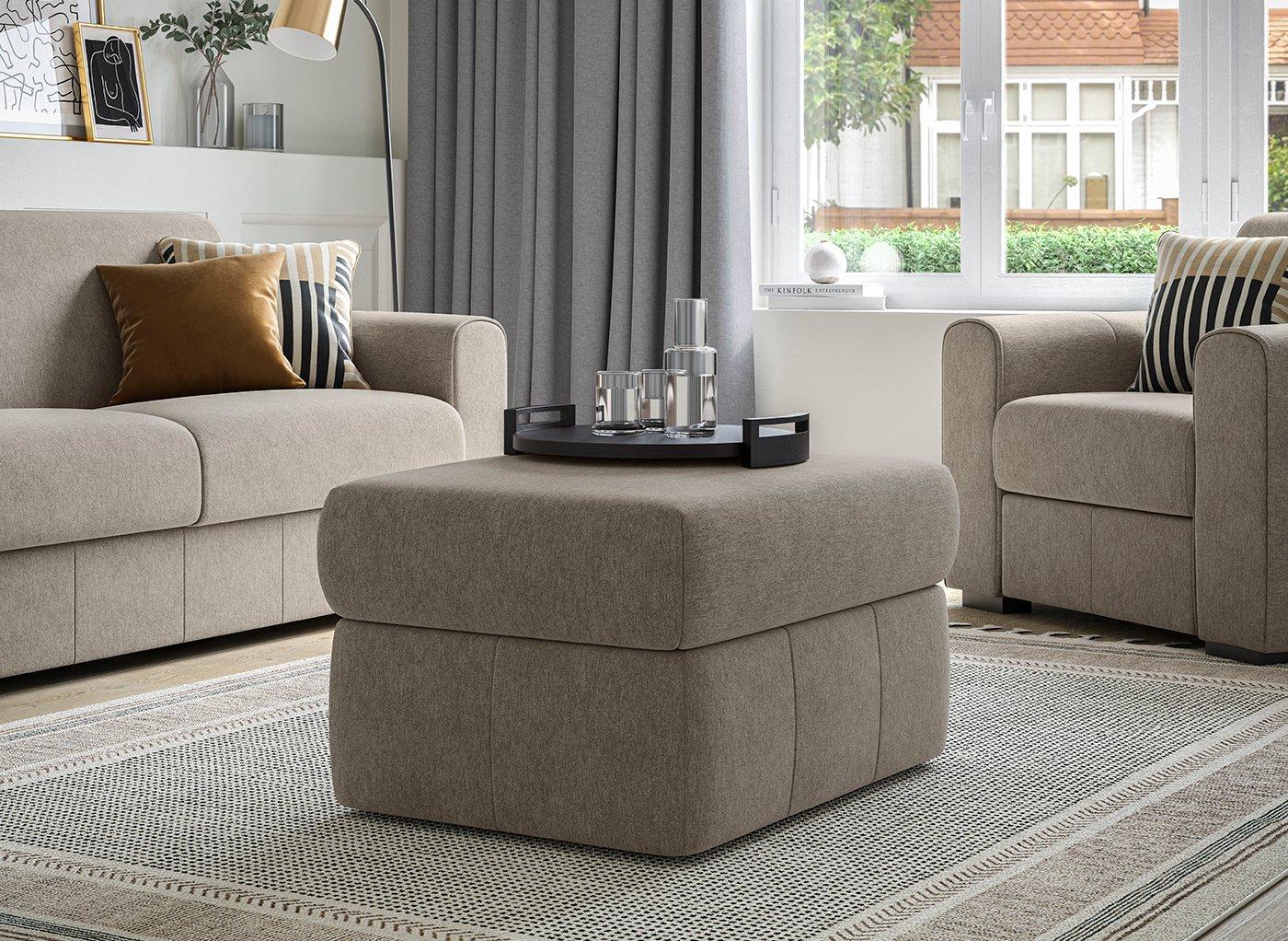 Verona Ottoman Footstool | Dreams