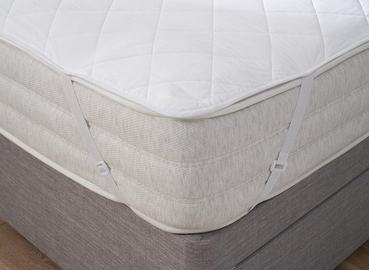 Flaxby Quilted Pure Cotton Mattress Protector Dreams