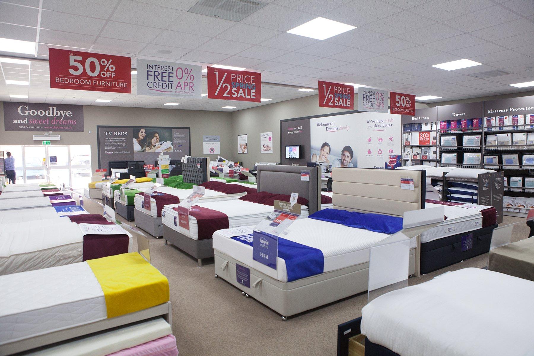 Dreams Store in Burnley - Beds, Mattresses & Furniture | Dreams