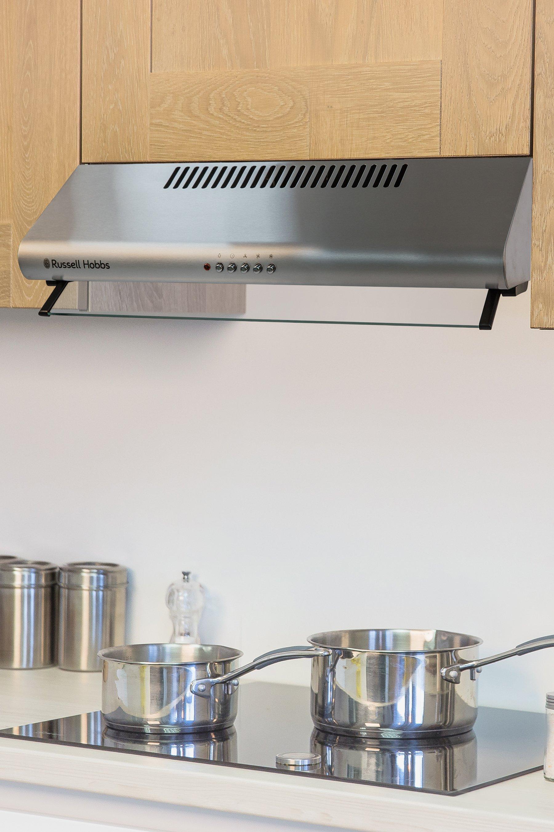 russell hobbs 60cm wide chimney canopy cooker hood | Russell hobbs 60cm ...