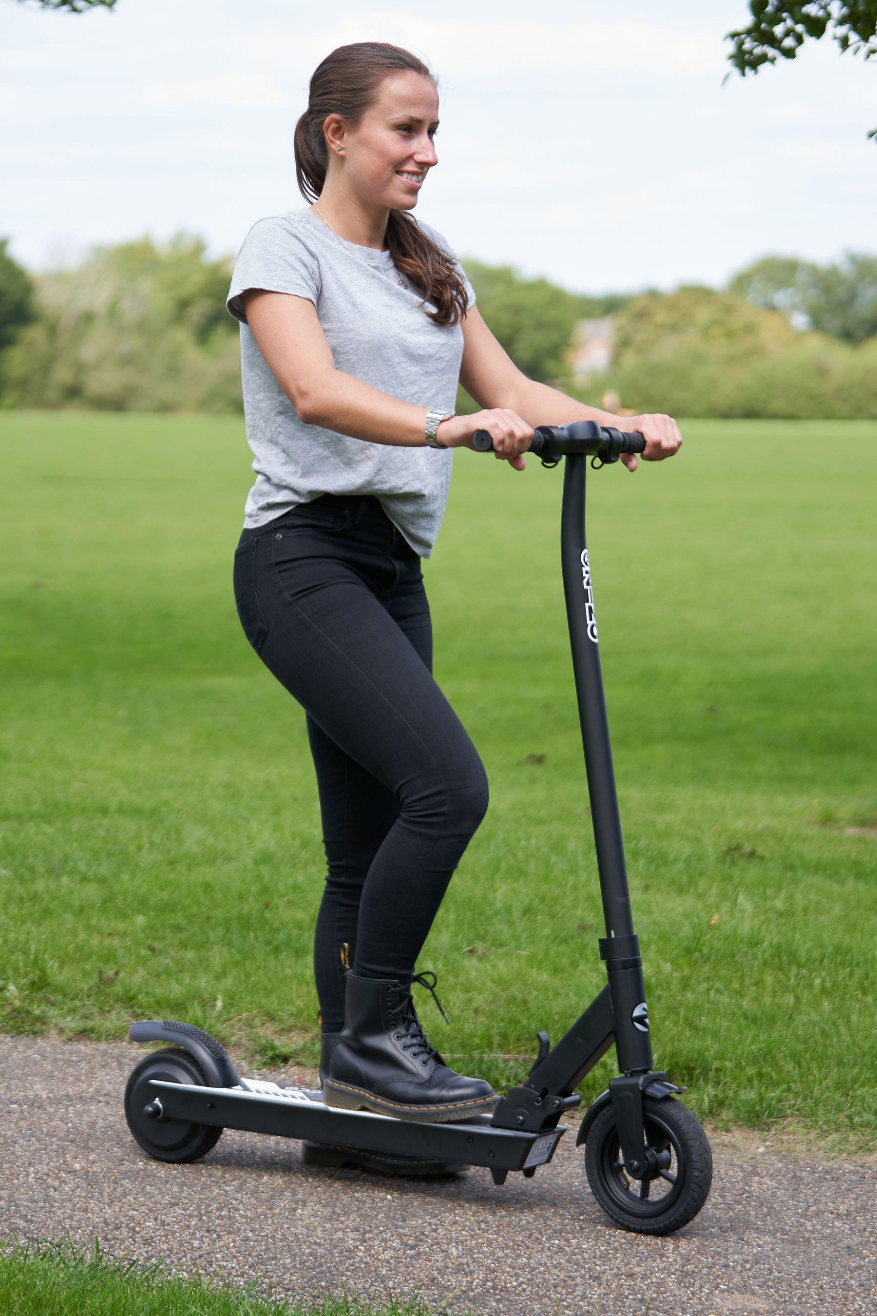 zinc eco plus folding electric scooter black black | Zinc eco plus ...