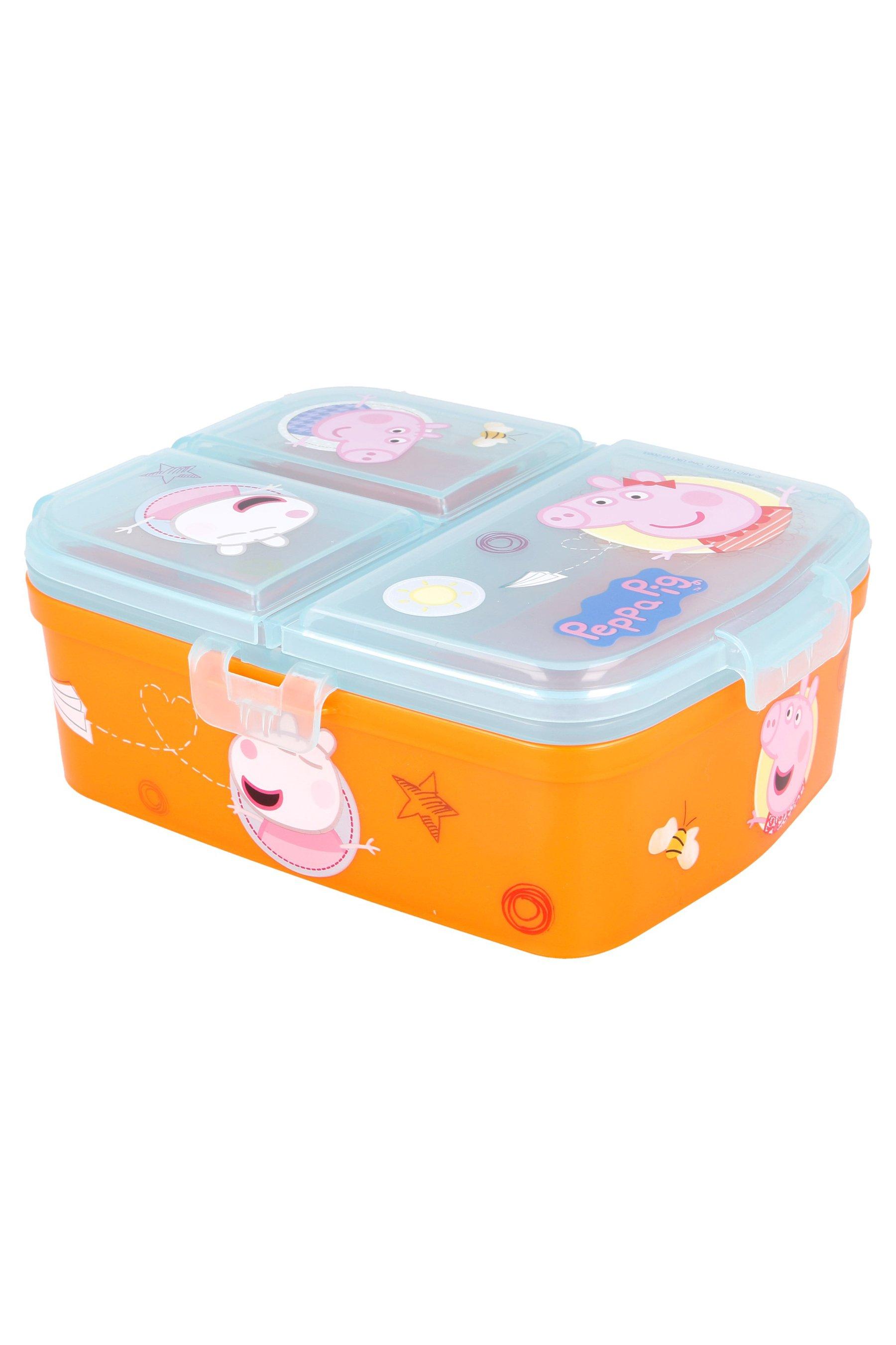 stor multi compartment sandwich box peppa pig core | Stor multi ...