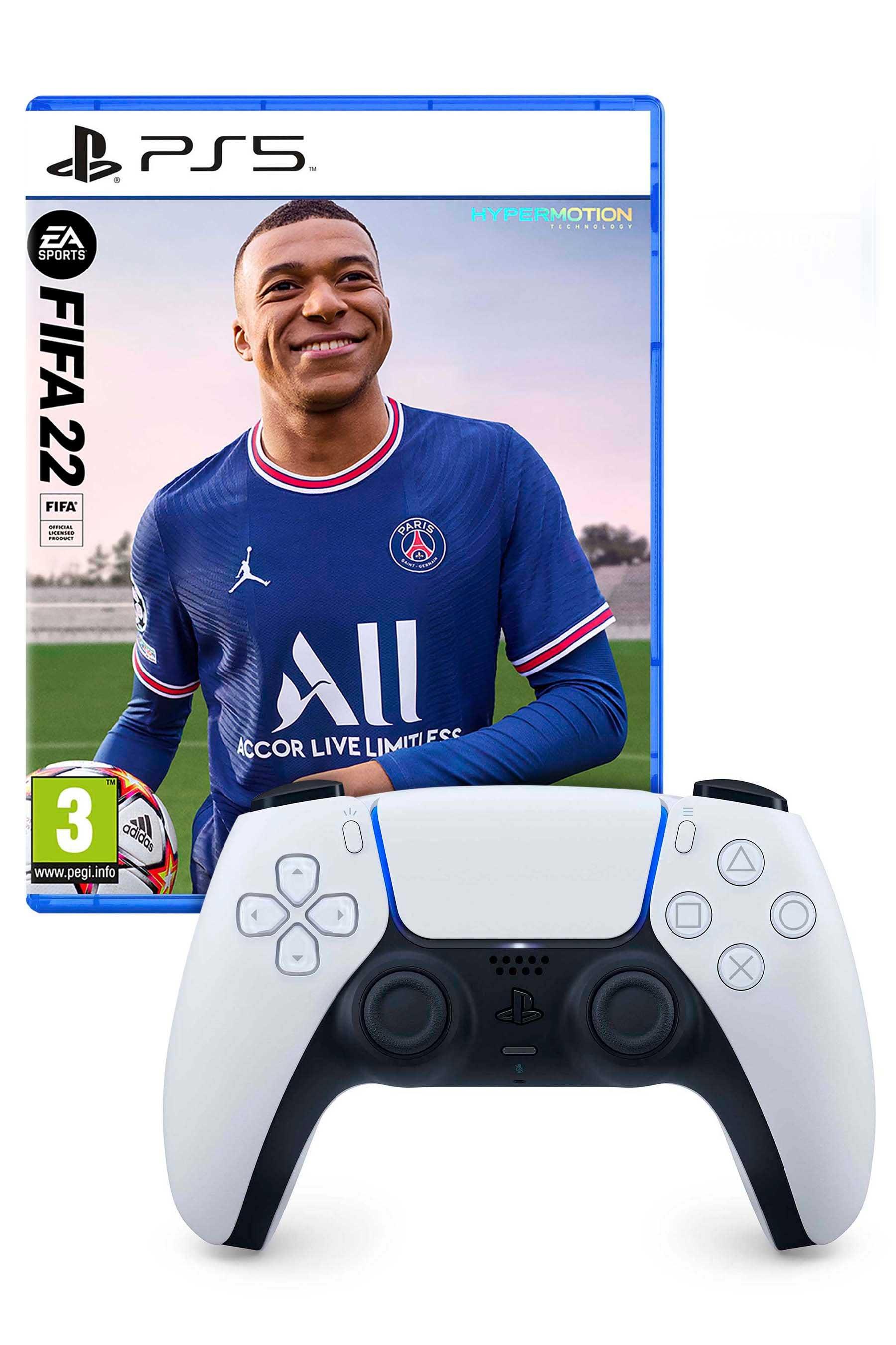 Ps5: Fifa 22 And White Dualsense Controller | Sony | US