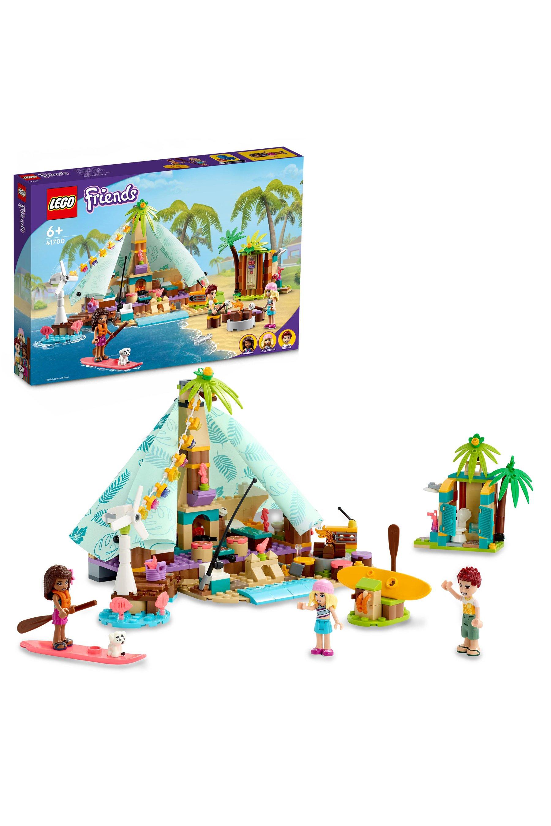 lego friends beach glamping tent camping nature se | Lego friends beach ...