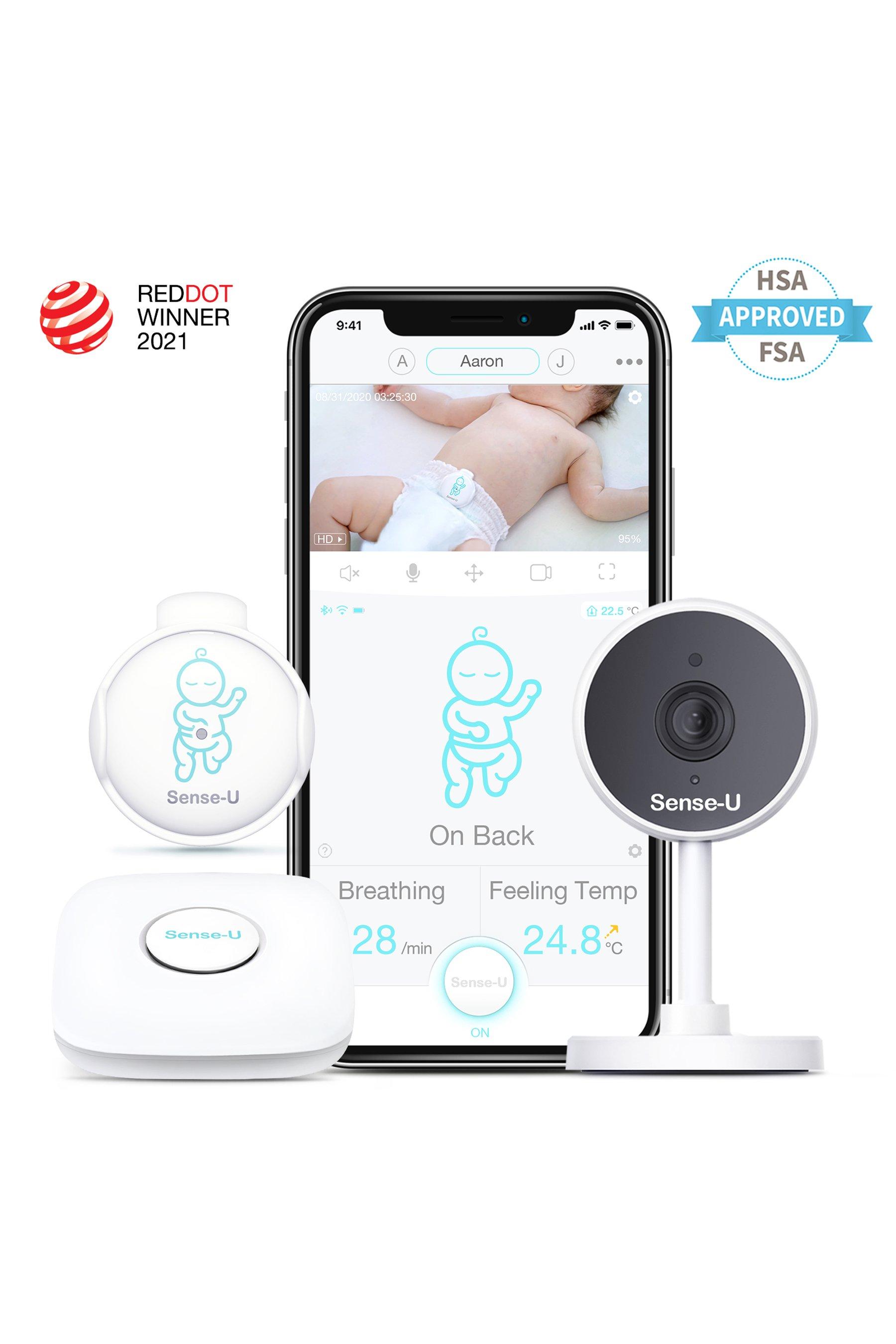 Hubble Dream + Connected Sensor Matt With 1080P Wi-Fi Video Baby Camera ...
