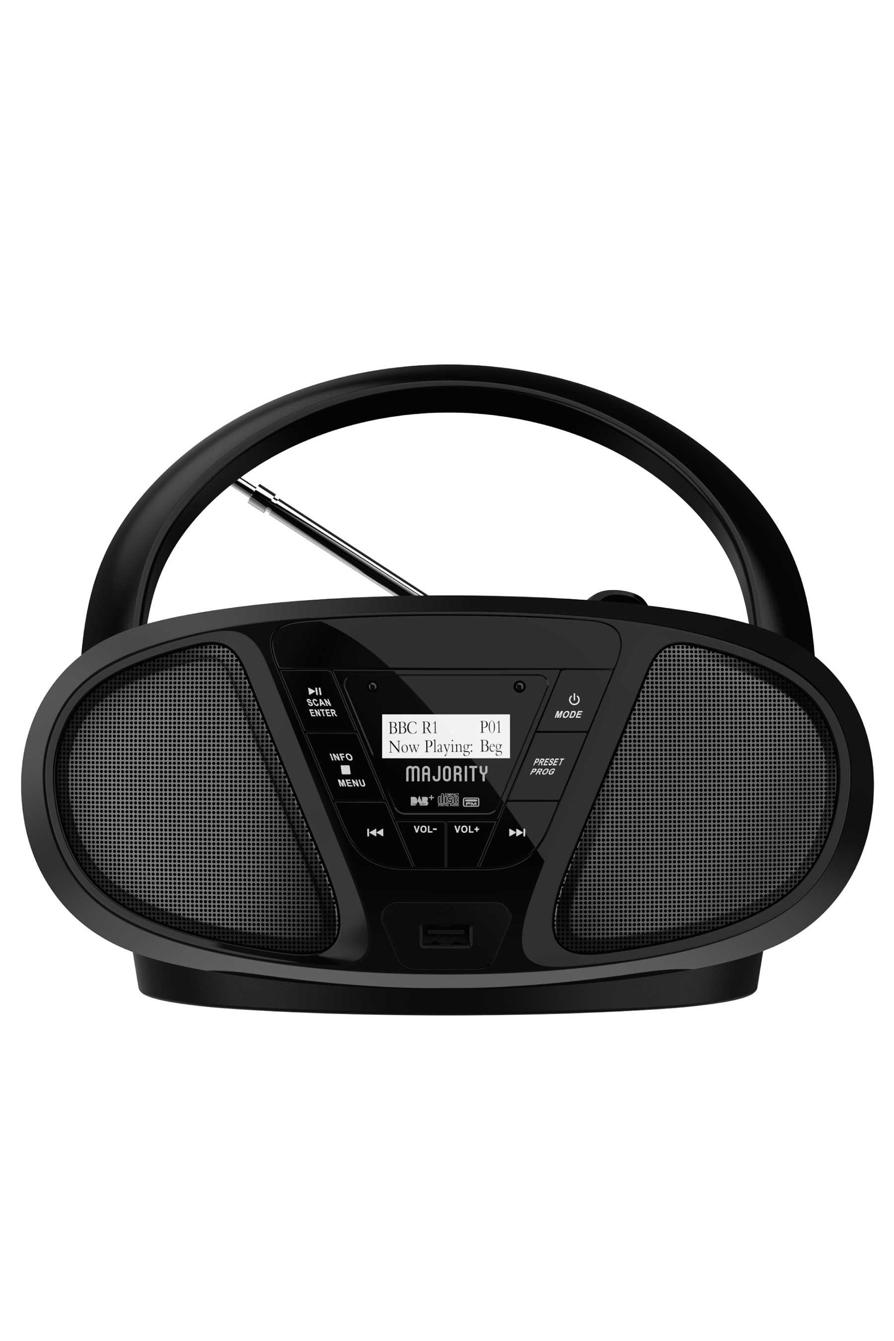 Majority Oakington All-In-One Cd Player Dab/Dab Plus And Bluetoot ...
