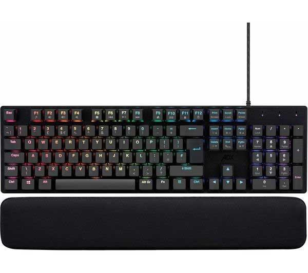 Adx Adxa0419 Gaming Keyboard, Black | ADX | US