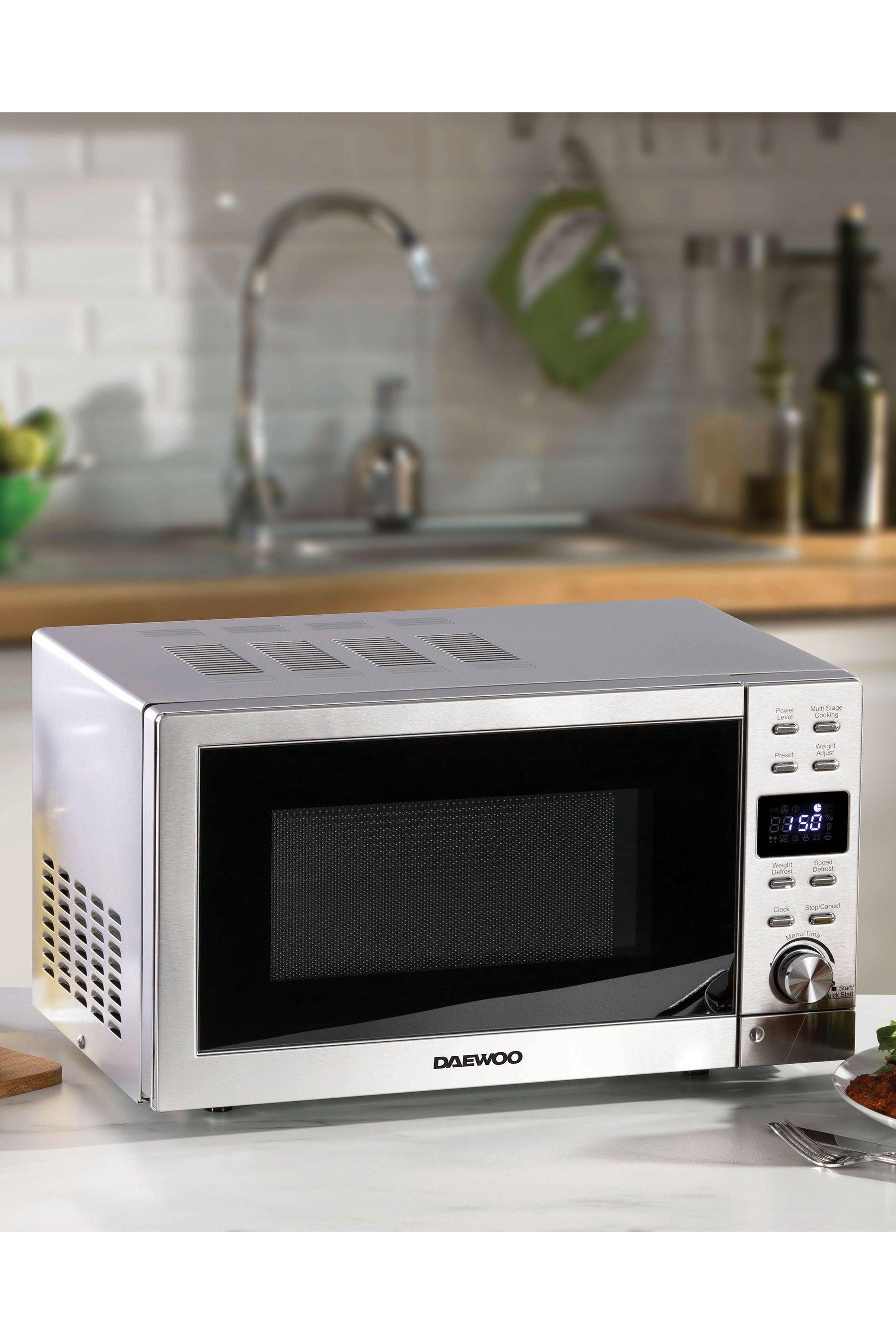 daewoo sda2089ge 20l 800w microwave silver | Daewoo sda2089ge 20l 800w ...